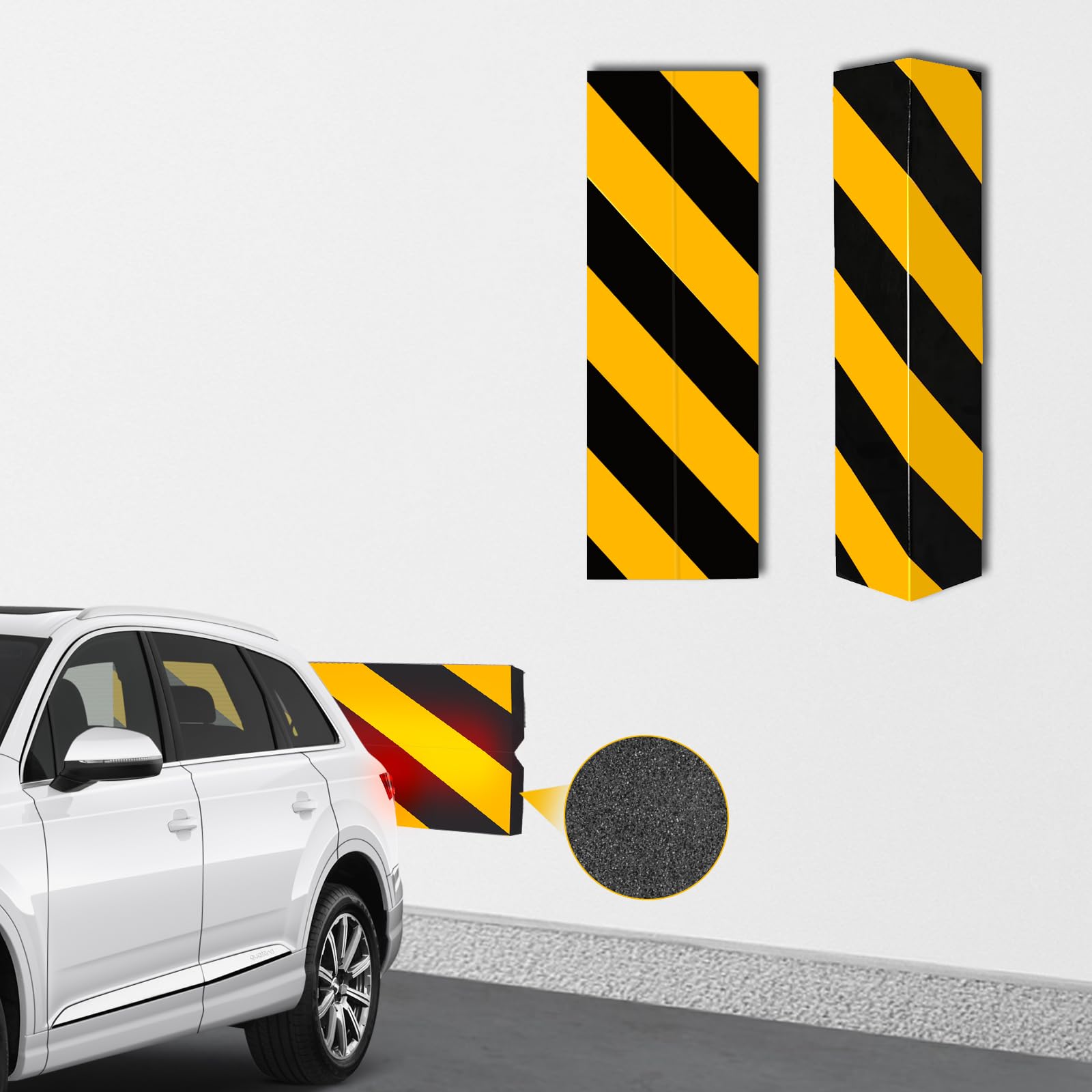 Snapklik.com : DGSL Garage Wall Protector2pcs Foam Wall Corner Guard ...