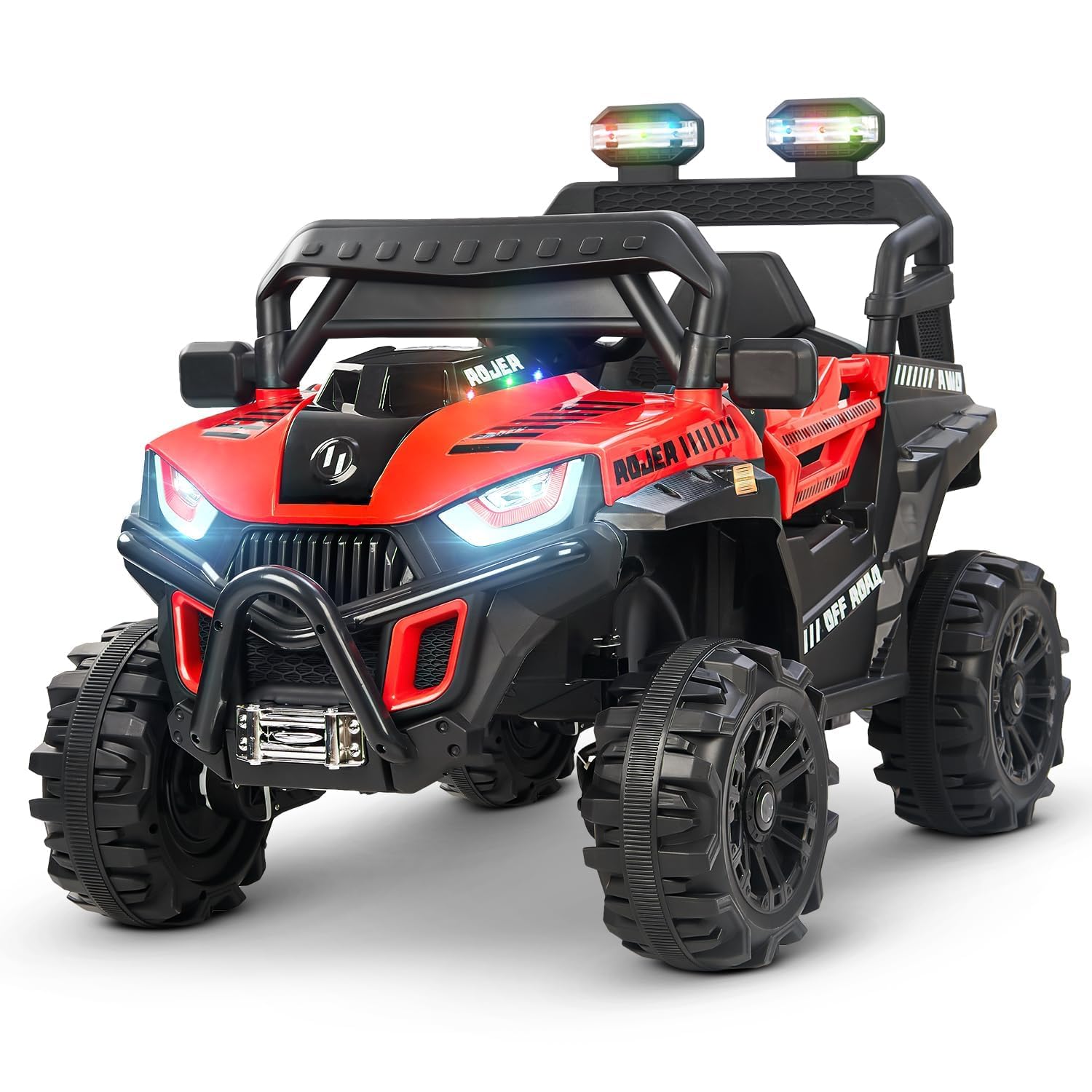 Buy Baybee Roger Battery Operated Jeep for Kids | Rechargeable Ride on ...