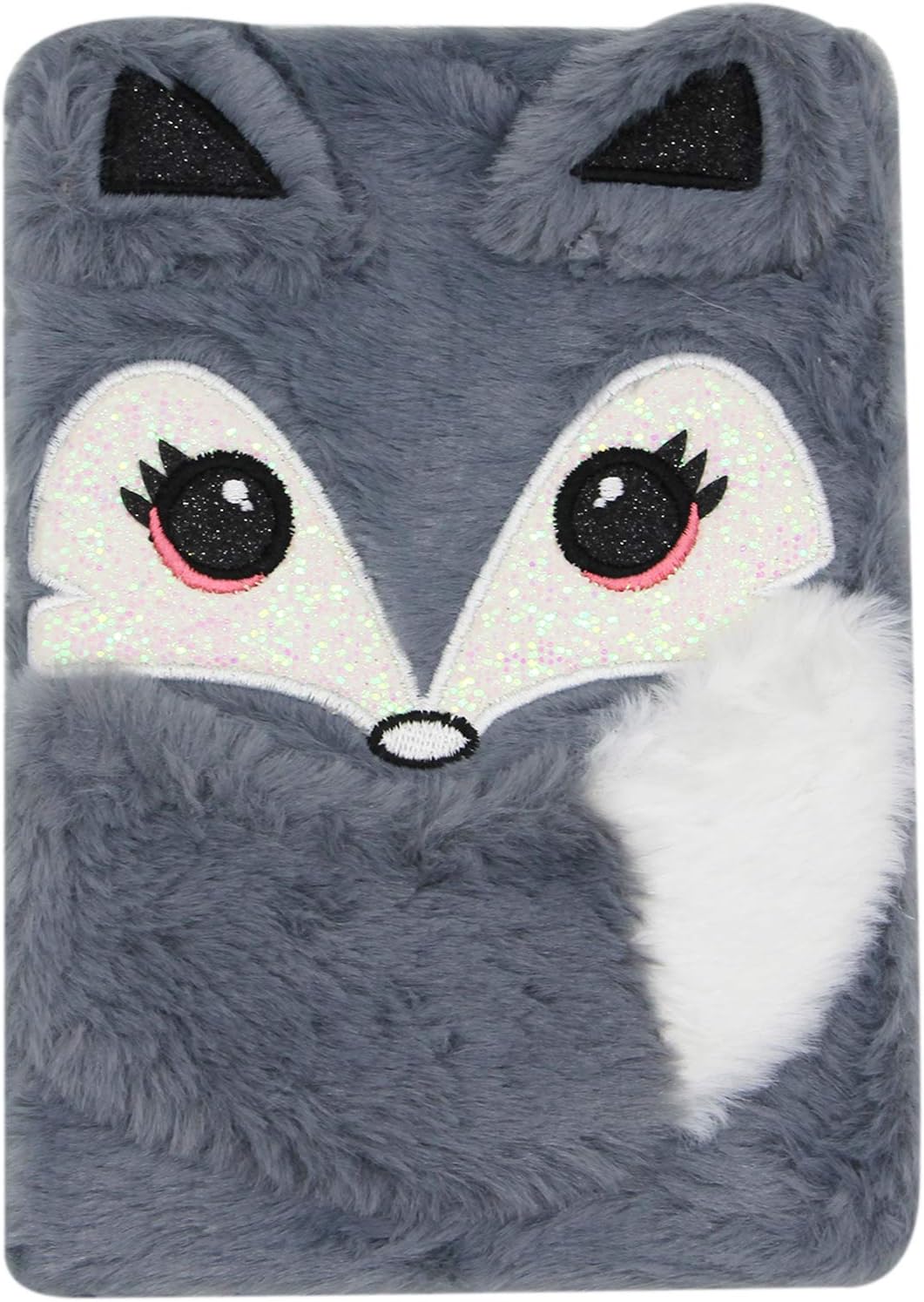 Amazon.com : Fuzzy Plush Notebook Journal Cute Cartoon Bear Diary for ...