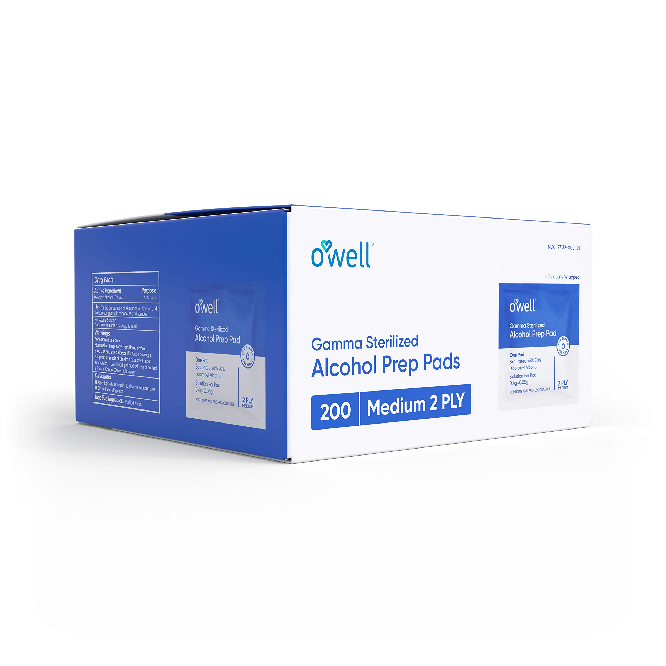 Snapklik.com : Alcohol Wipes, 200 Count Medical & Professional Sterile ...