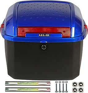 Amazon.com: Hgjgwqh 30L Motorcycle Tour Tail Box, Motorcycle Top Case ...