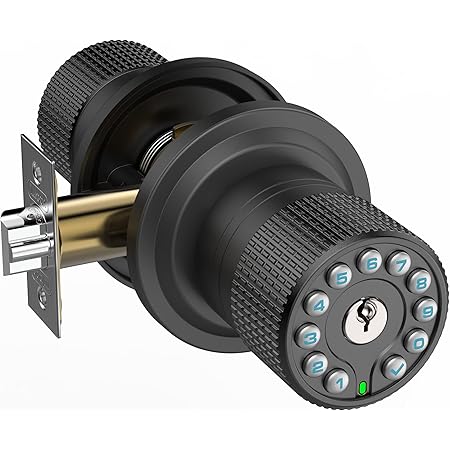 BOTHSTAR Keypad Door Knob with Key,Keyless Entry Door Lock, Code Locks ...