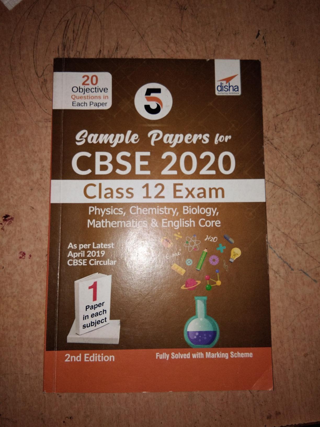 5 Sample Papers for CBSE 2020 Class 12 Exam - Physics, Chemistry ...