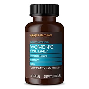 Amazon.com: Amazon Elements Women’s One Daily Multivitamin, 59% Whole ...