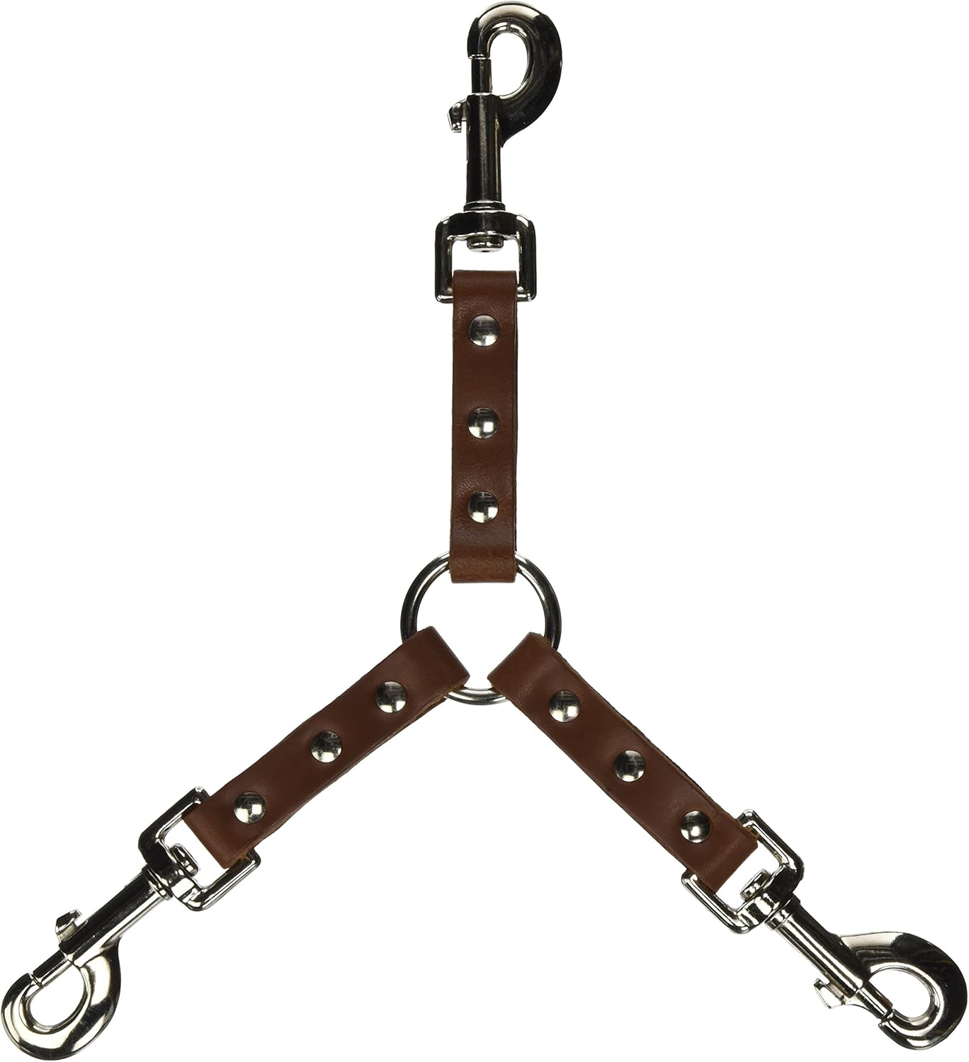 Amazon.com : OmniPet 3 x 3 Dog Bully Leather Lead Coupler, Small : Pet ...