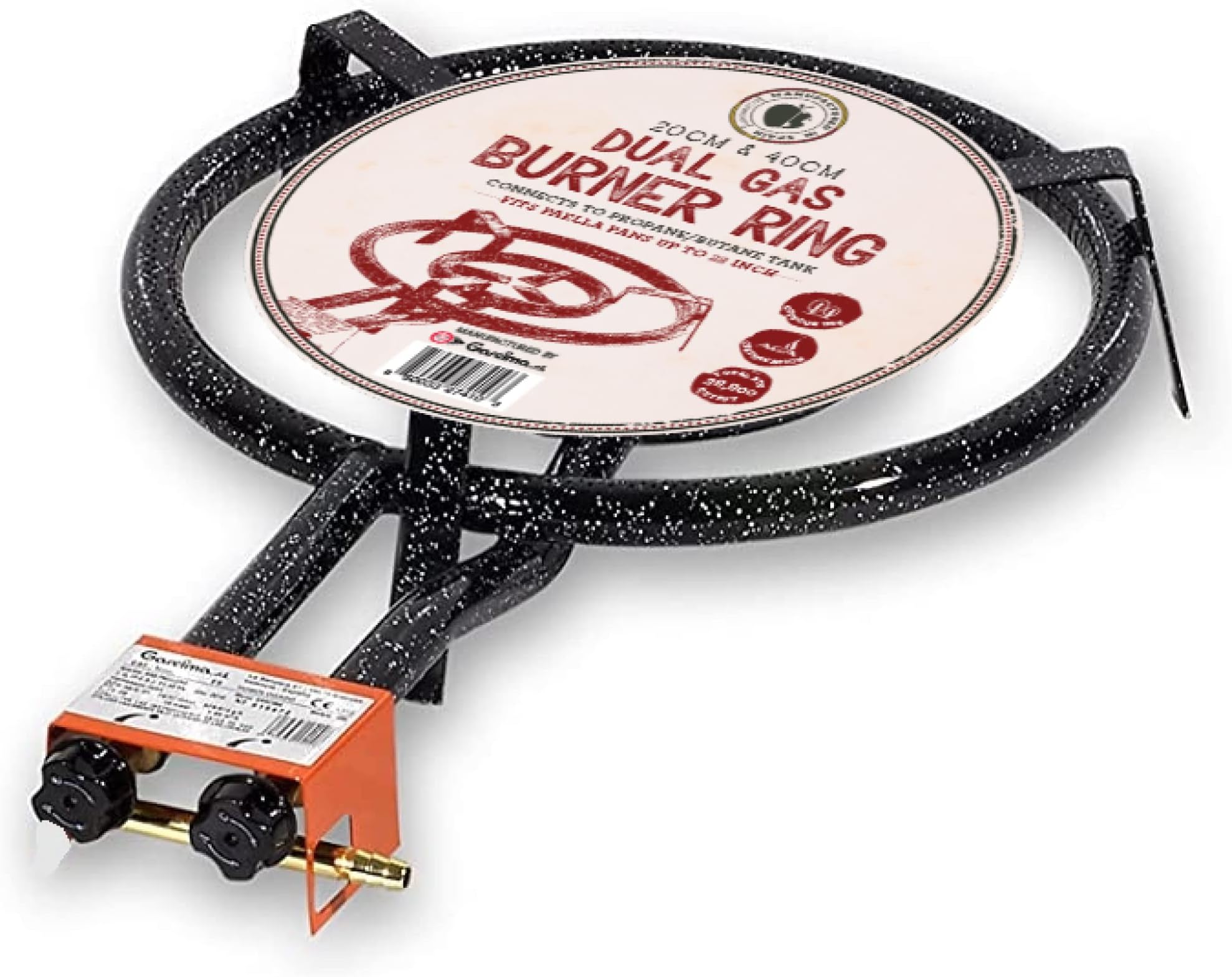 Amazon.com: Garcima G400 Paella Propane Gas Burner, Enamel Steel, 16 ...