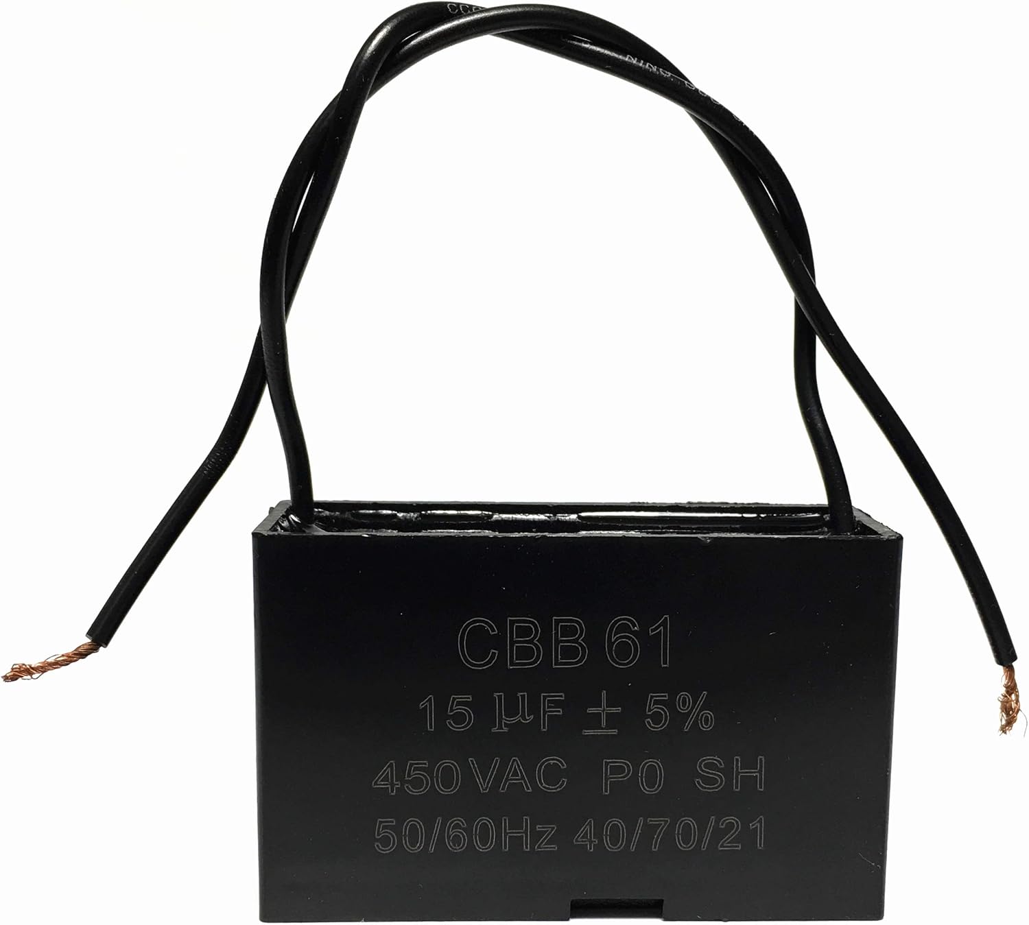 Amazon.com: POWER PRODUCTS Capacitor 15uf 450VAC PO SH CBB61 50/60Hz 40 ...