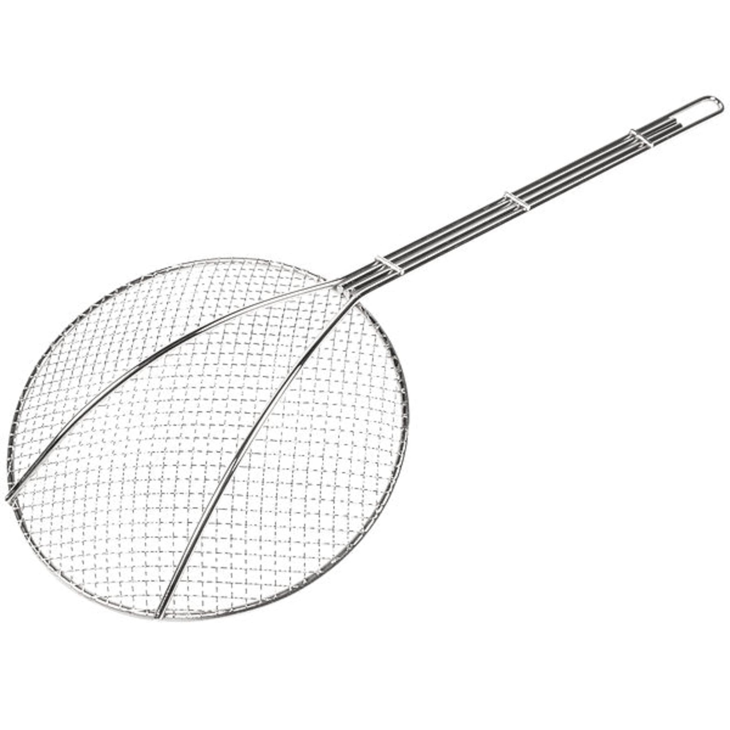 Snapklik.com : 8-Inch Round Wire Skimmer 13 Handle Length Nickel Plated ...
