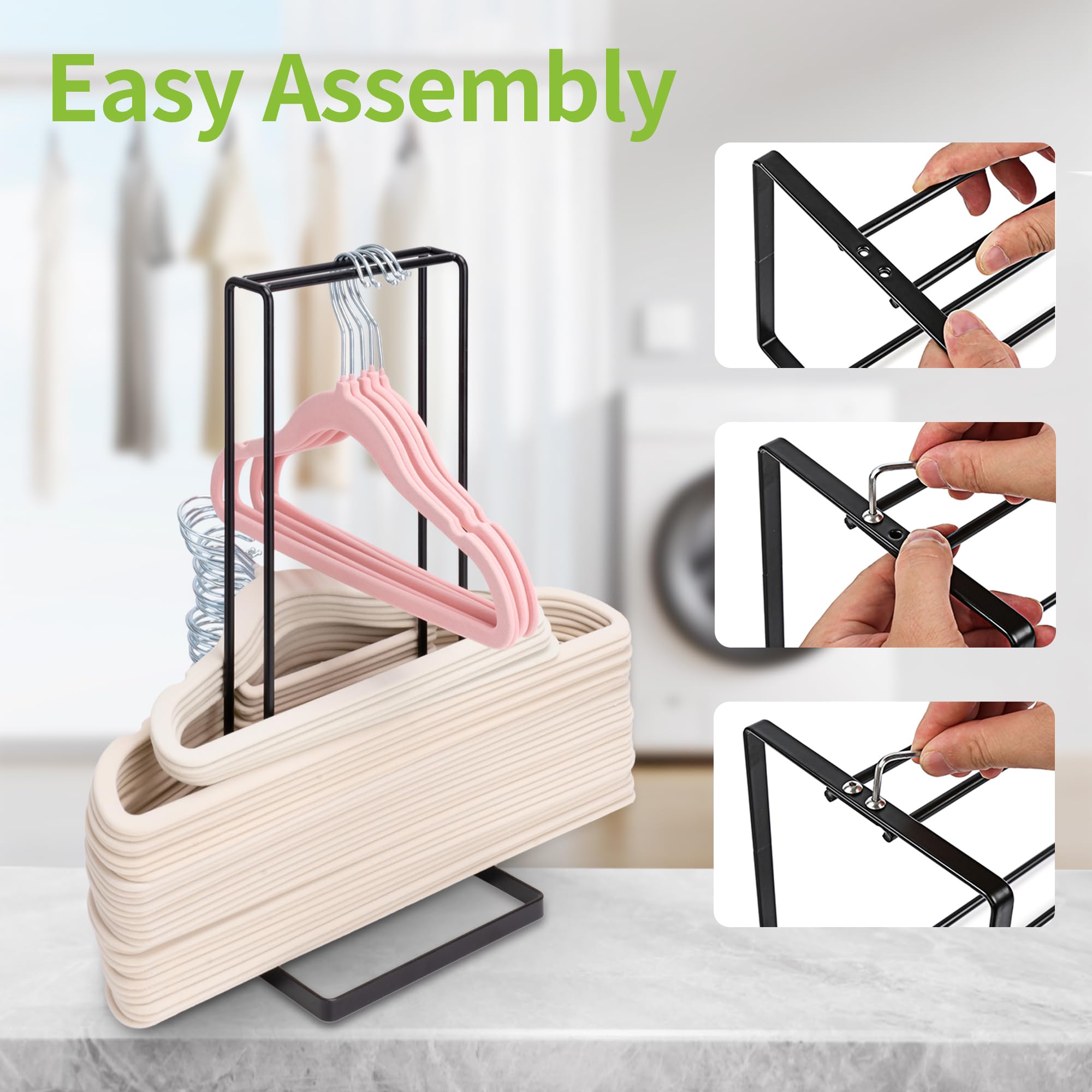 Snapklik.com : Hanger Organizer Stacker, Hanger Rack Stand, Hanger ...