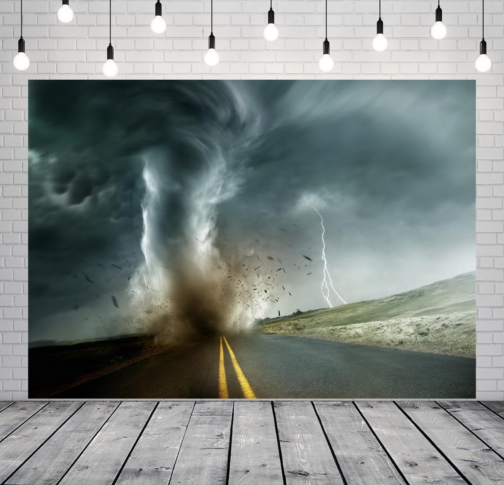 Air Fryer CORFOTO 8x6ft Storm Cloud Backdrop - Dark Thunderstorm Sky ...