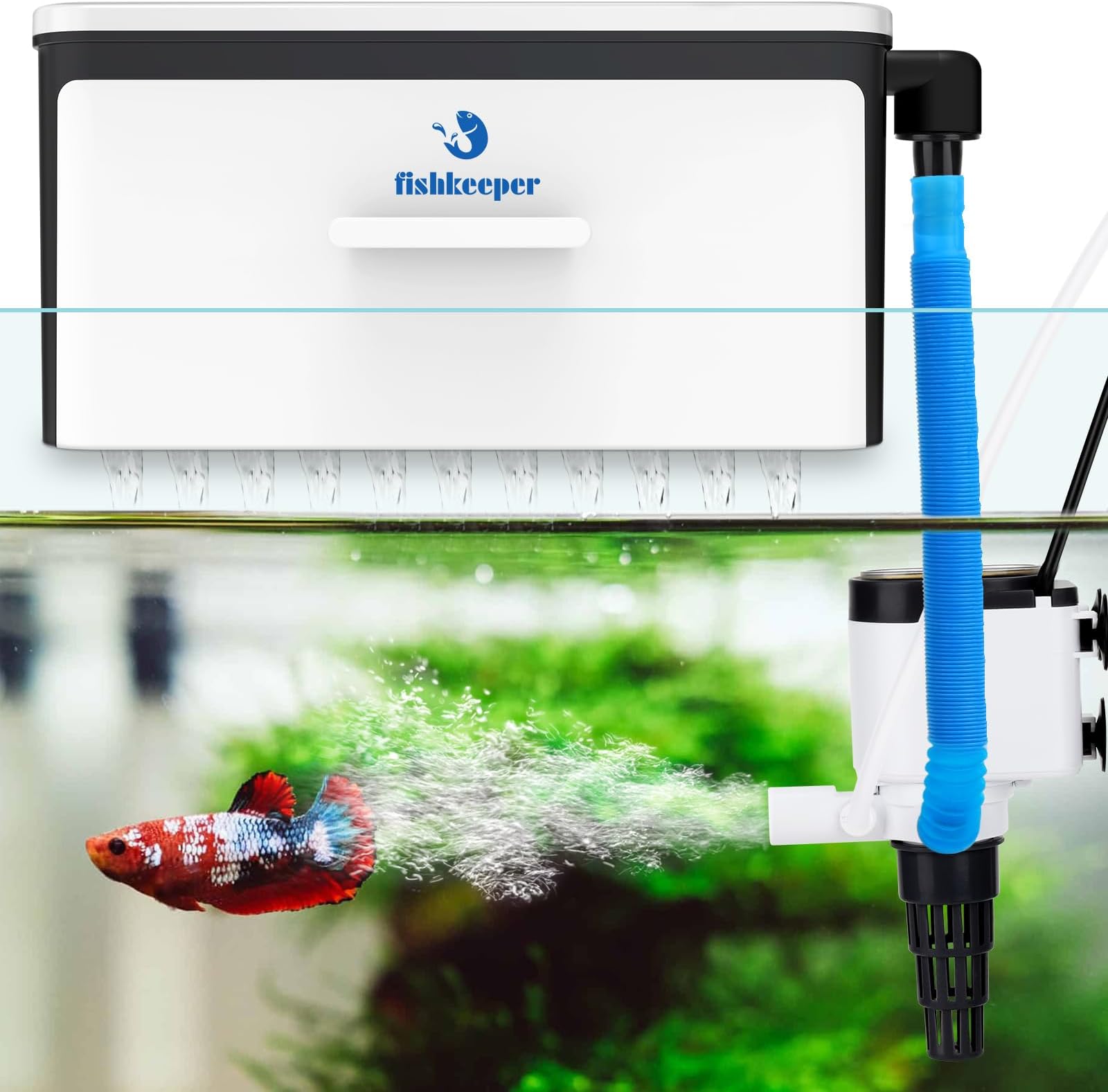 Amazon.com : fishkeeper Upgrade Aquarium Filter, Small Quiet Fish Tank ...
