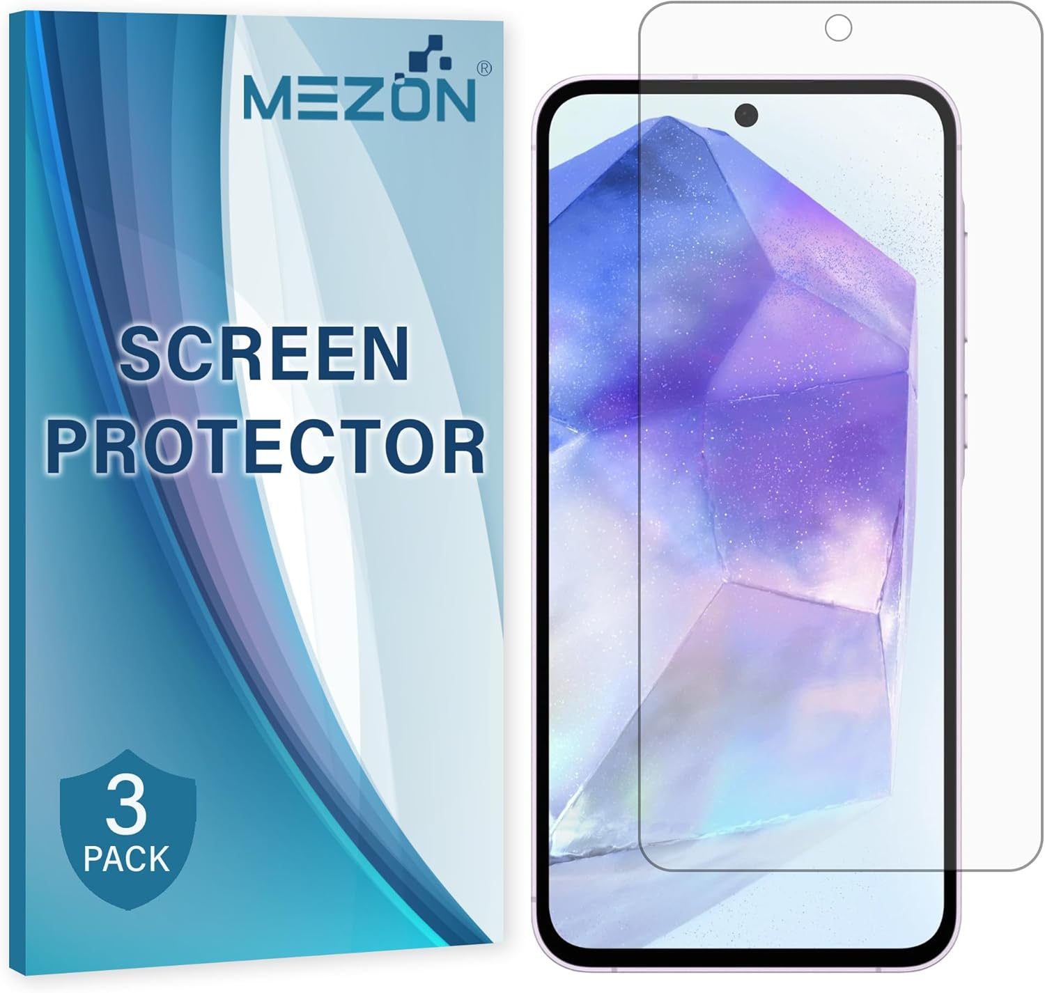 [3 Pack] MEZON Ultra Clear Screen Protector Film for Samsung Galaxy A35 ...