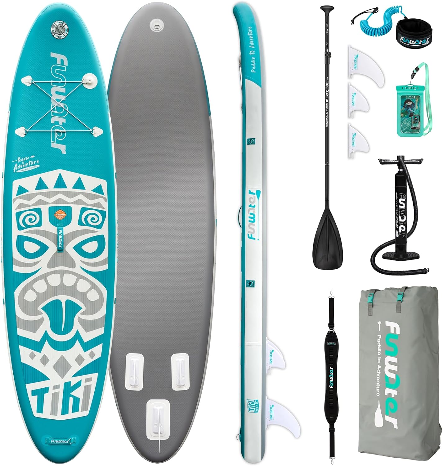 FunWater Stand up Paddle Board Inflatable Paddleboard Ultra-Light ...