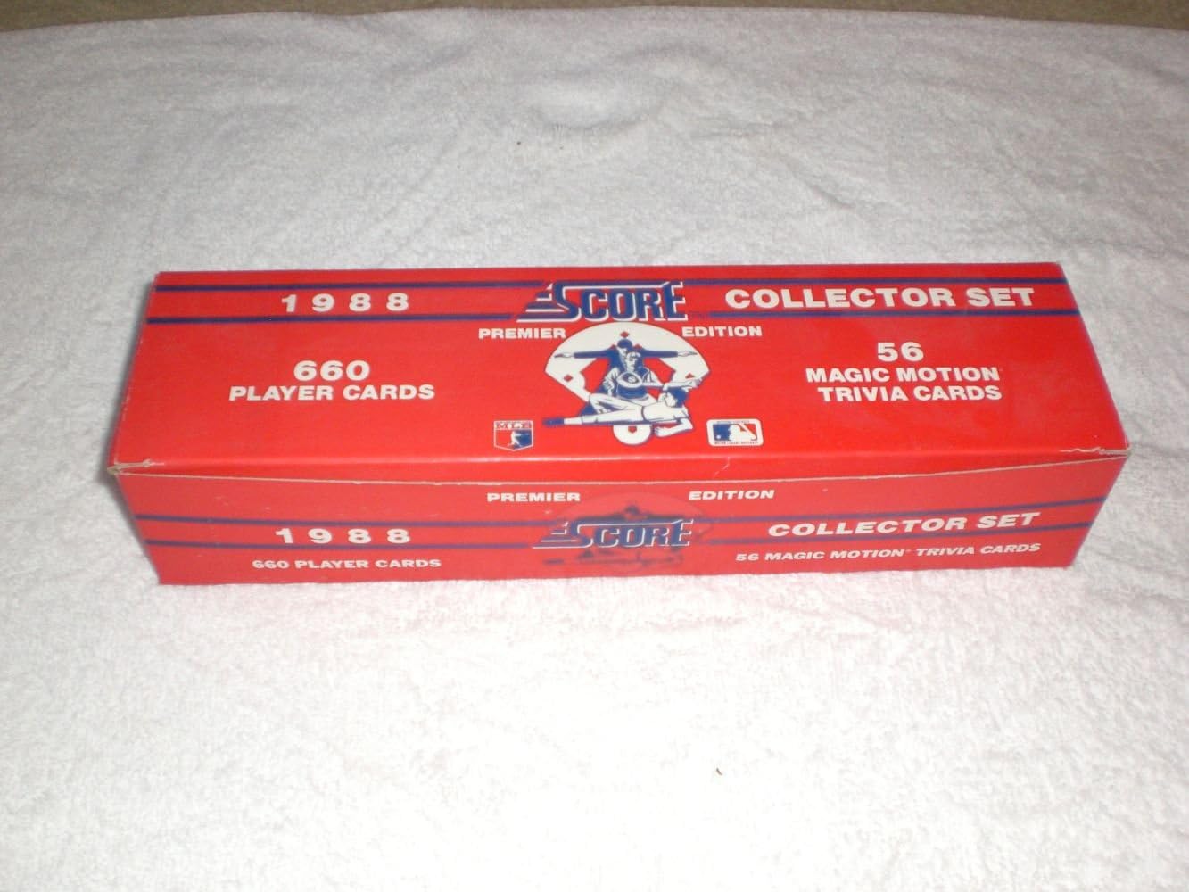 Amazon.com: 1988 Score Baseball Complete Set - 660 Cards - Factory Set ...
