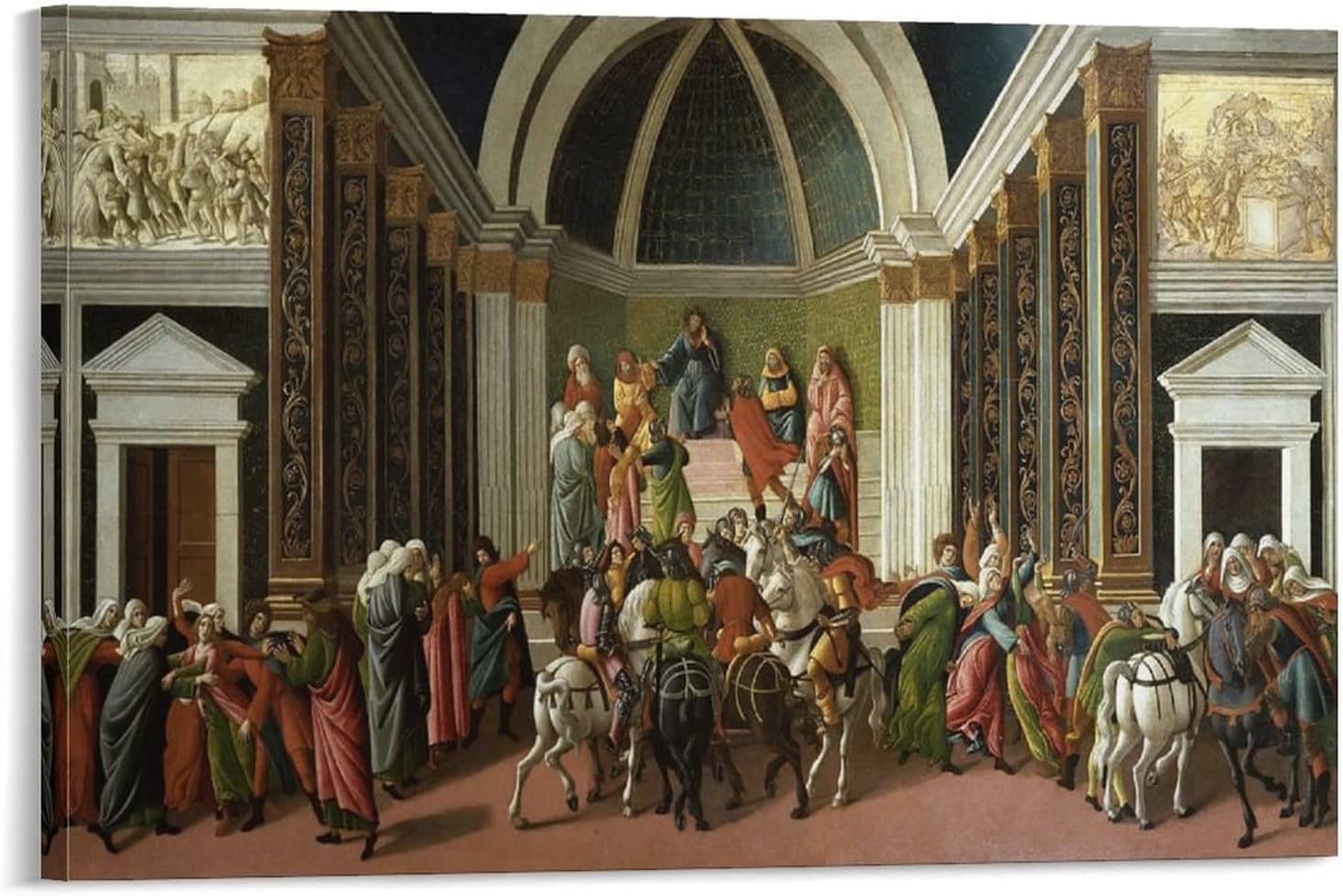 Amazon.com: Sandro Botticelli - The Story of Virginia Canvas Art Poster ...