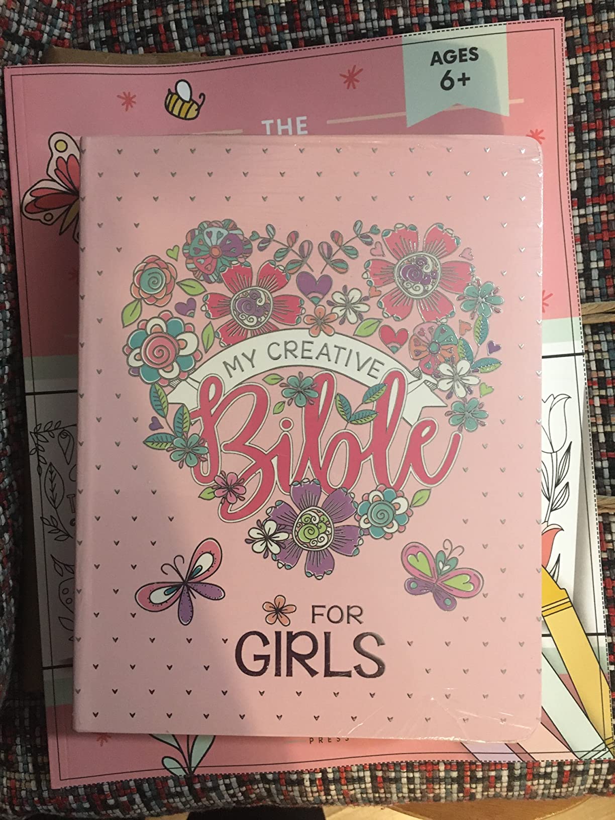 Pink Faux Leather My Creative Bible for Girls - ESV Journaling Bible ...