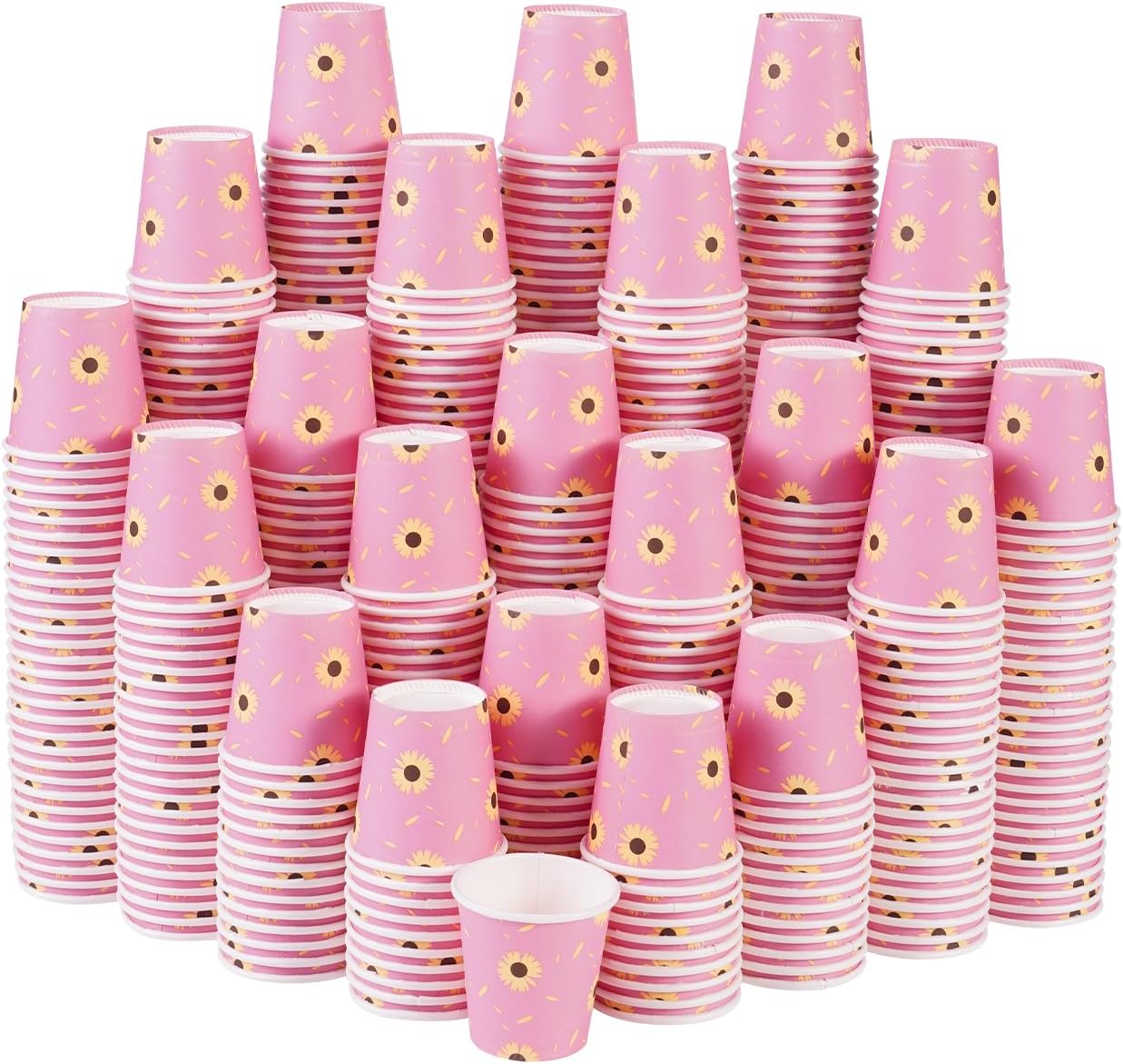 Amazon.com: [600 Pack] 3 oz Disposable Paper Cups, Small Bathroom Cups ...