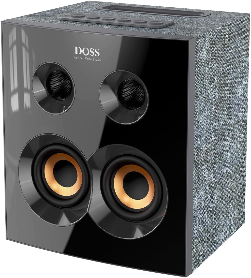 Amazon.com: DOSS SoundBox Ultra Bluetooth Speaker with 2.1 Channel ...