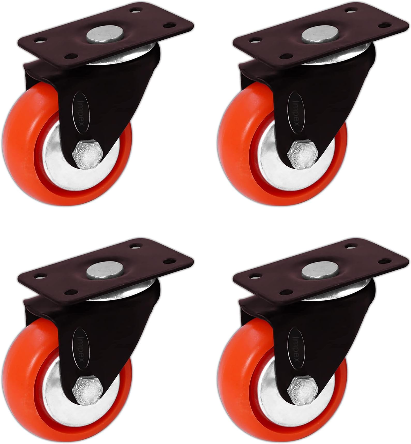 Impex Ball Caster Wheel - Heavy Duty 360 Degree Swivel Castor Wheel 2 ...