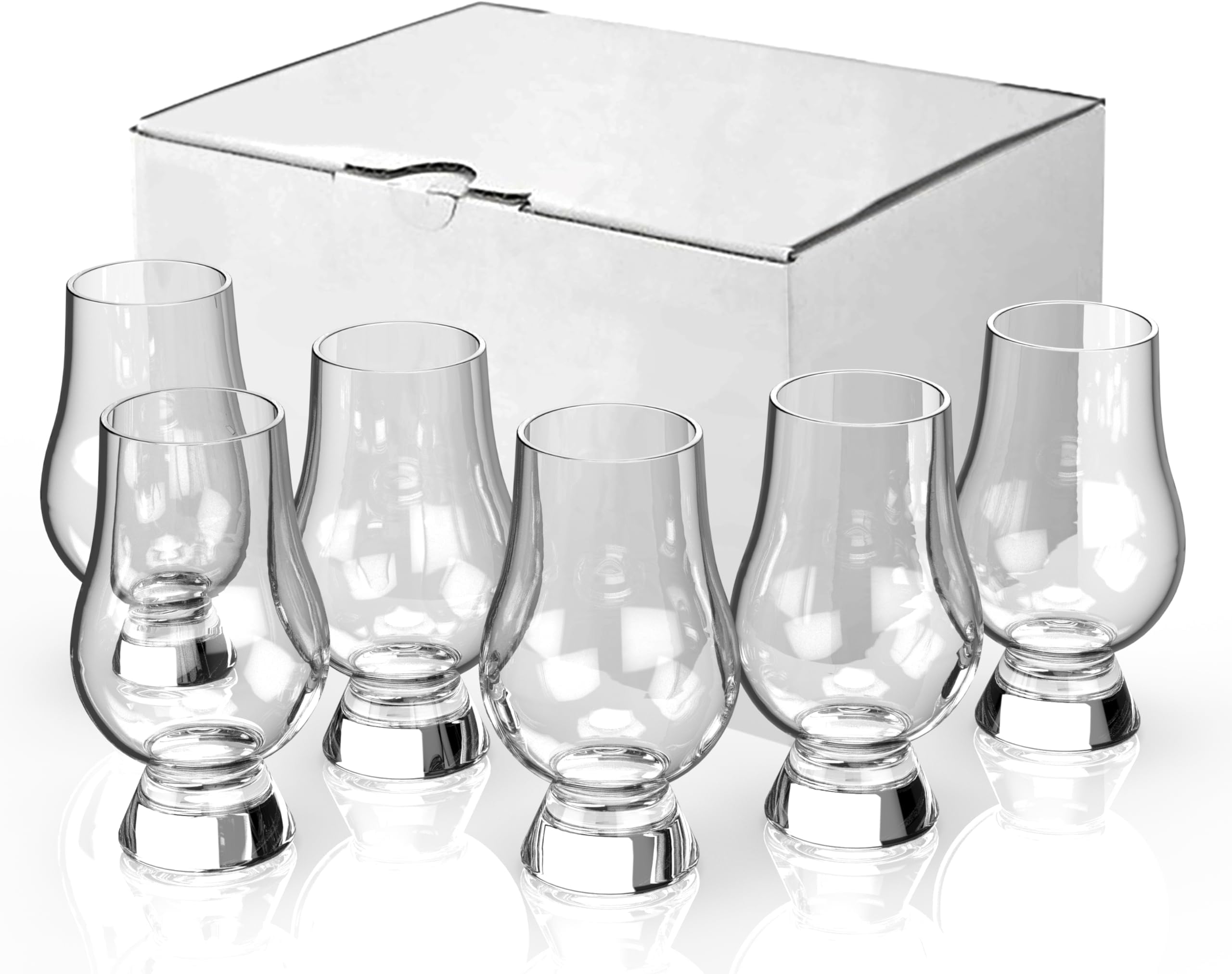 Amazon.com | The WEE Glencairn Crystal Whisky Glass Set of 12 - Mini ...