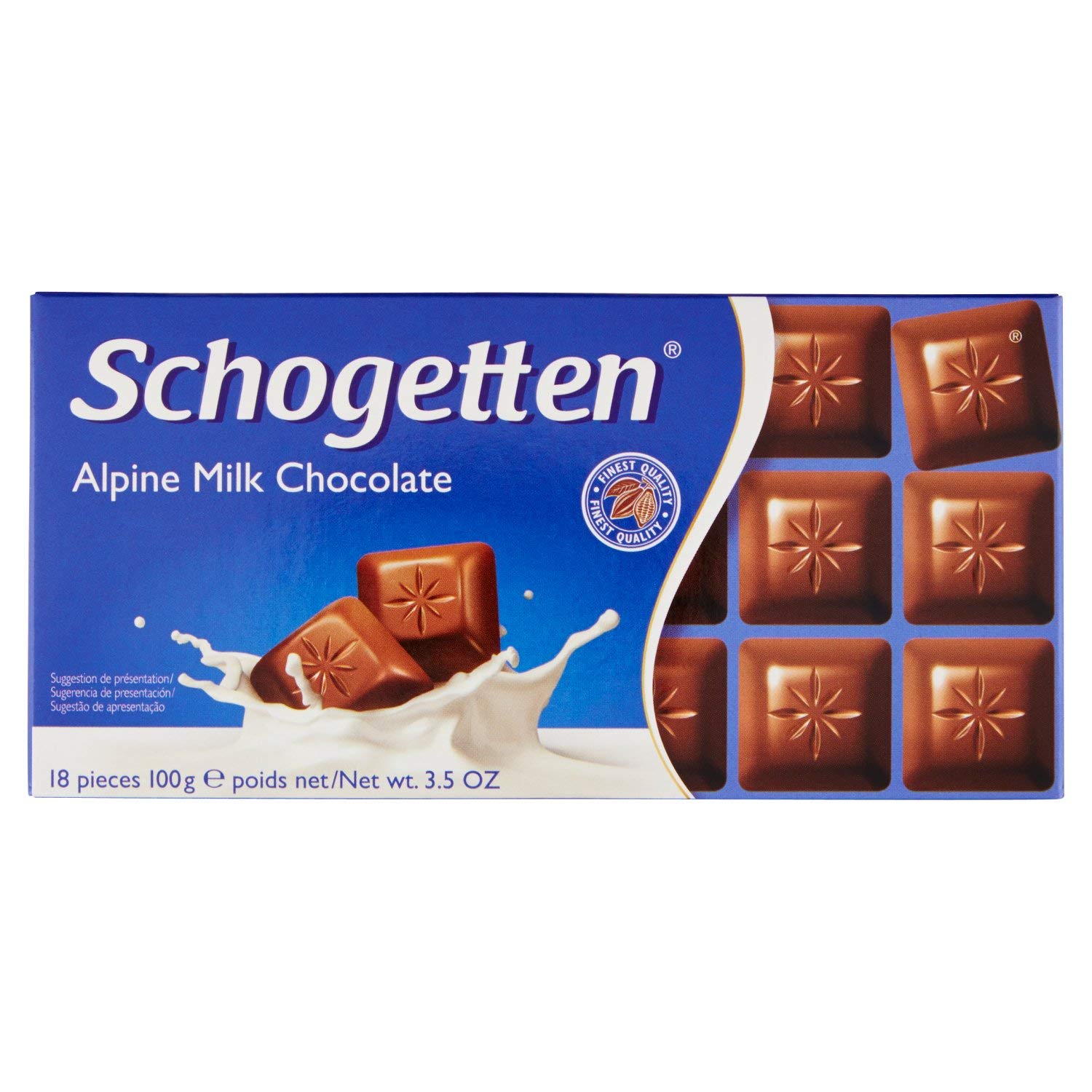 Amazon.com : Schogetten Milk Chocolate 100g : Grocery & Gourmet Food