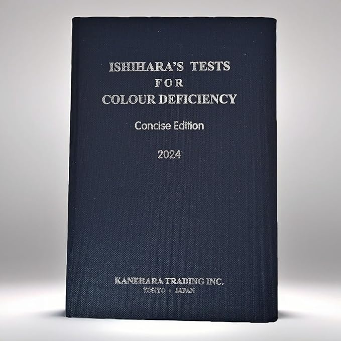 Amazon.com: Ishihara Test Chart Books, for Color Deficiency : Health ...