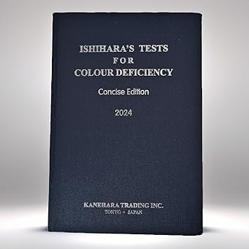 Amazon.com: Ishihara Test Chart Books, for Color Deficiency : Health ...