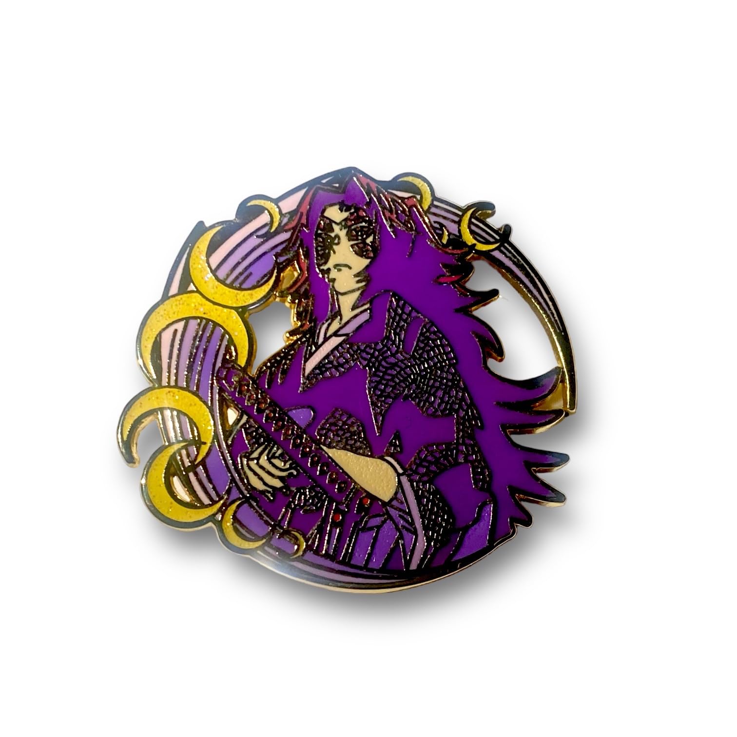 Buy kokushibo pin enamel kokushibo pin kokushibo katana pin kokushibo ...