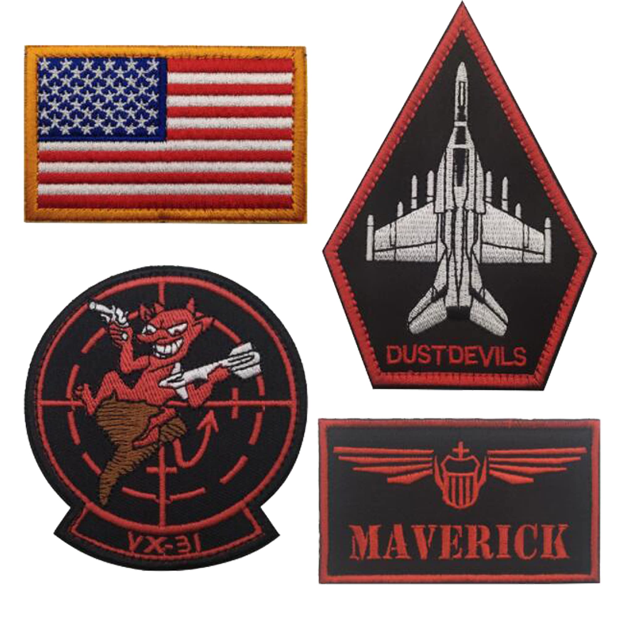 Apbvihl Compatible With Top Gun United States Navy Maverick Applique ...