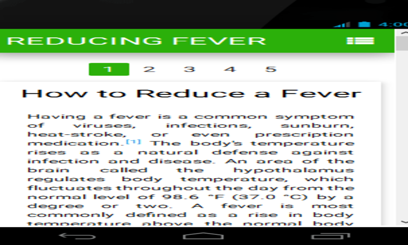Reducing Fever - App on Amazon Appstore