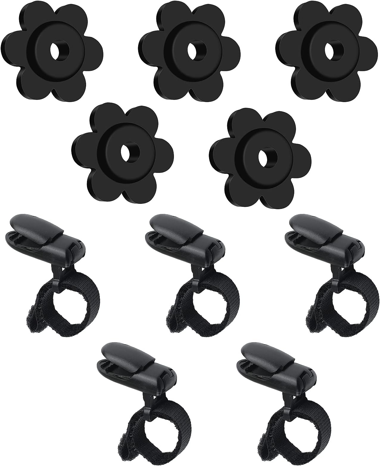 Amazon.com : 10 Pack Garden Flag Rubber Stoppers and Adjustable Anti ...