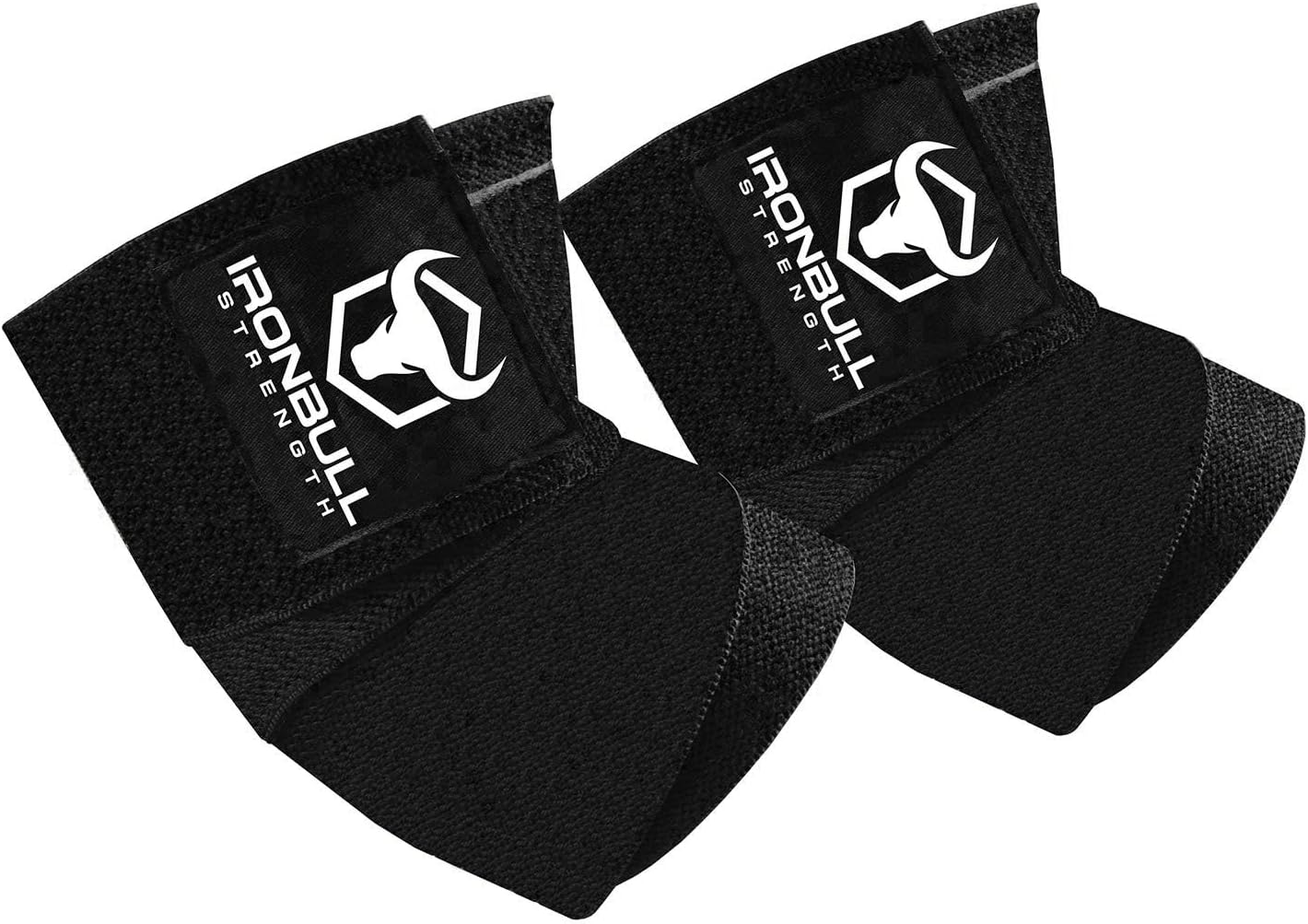Iron Bull Strength Elbow Wraps (1 Pair) - 40" Elastic Elbow Support ...