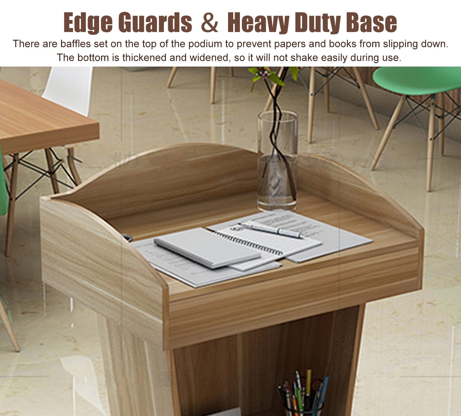 Podium Stand For Lectern Presentation Church Classroom, Pulpit With ...