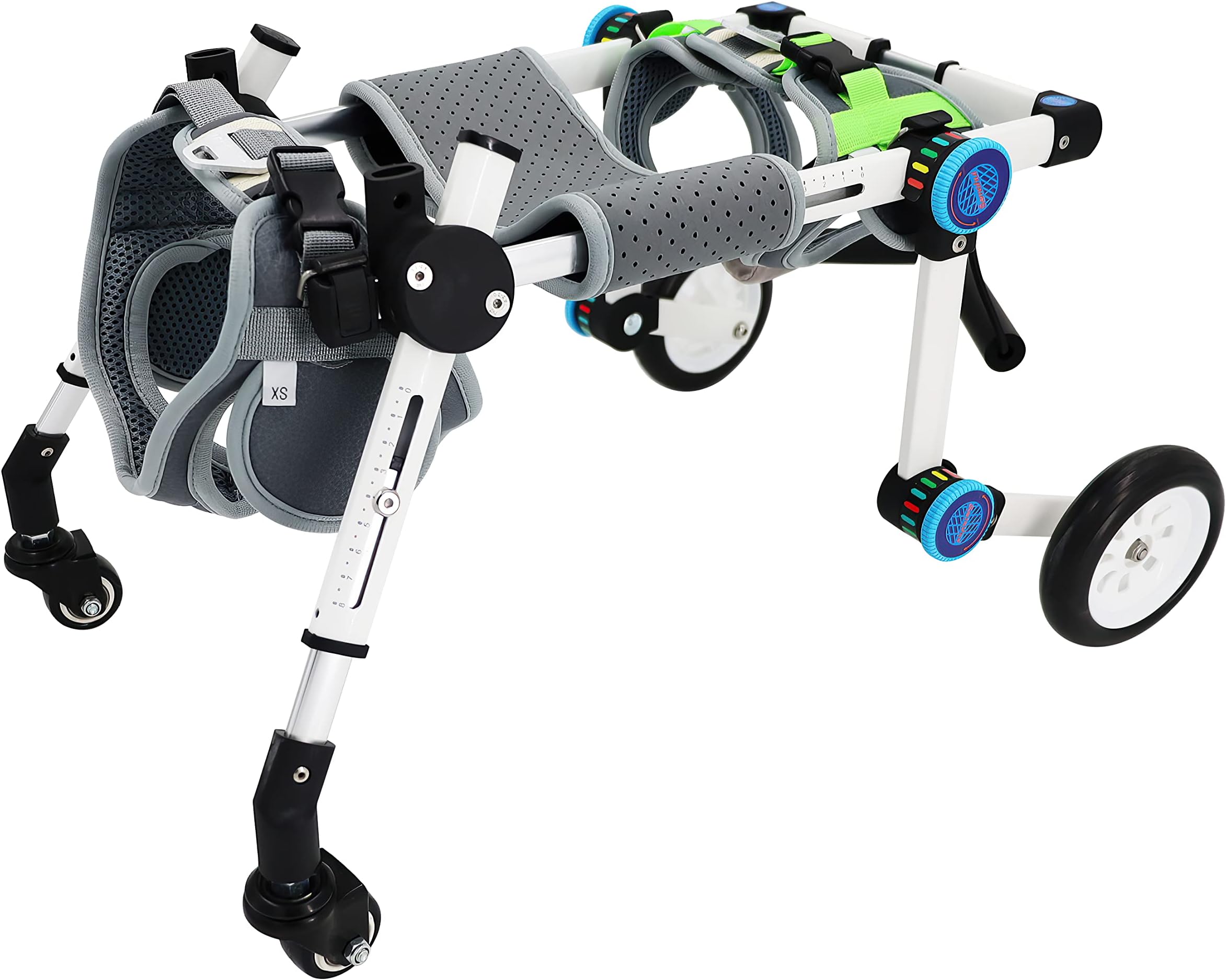 Amazon.com: Walkin’ Wheels Full-Support 4-Wheel Wheelchair for Large ...