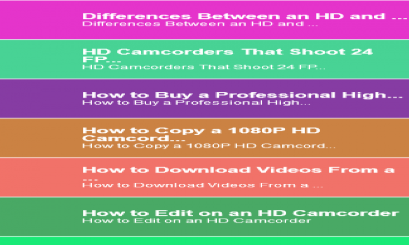 HD Video Camera - App on Amazon Appstore
