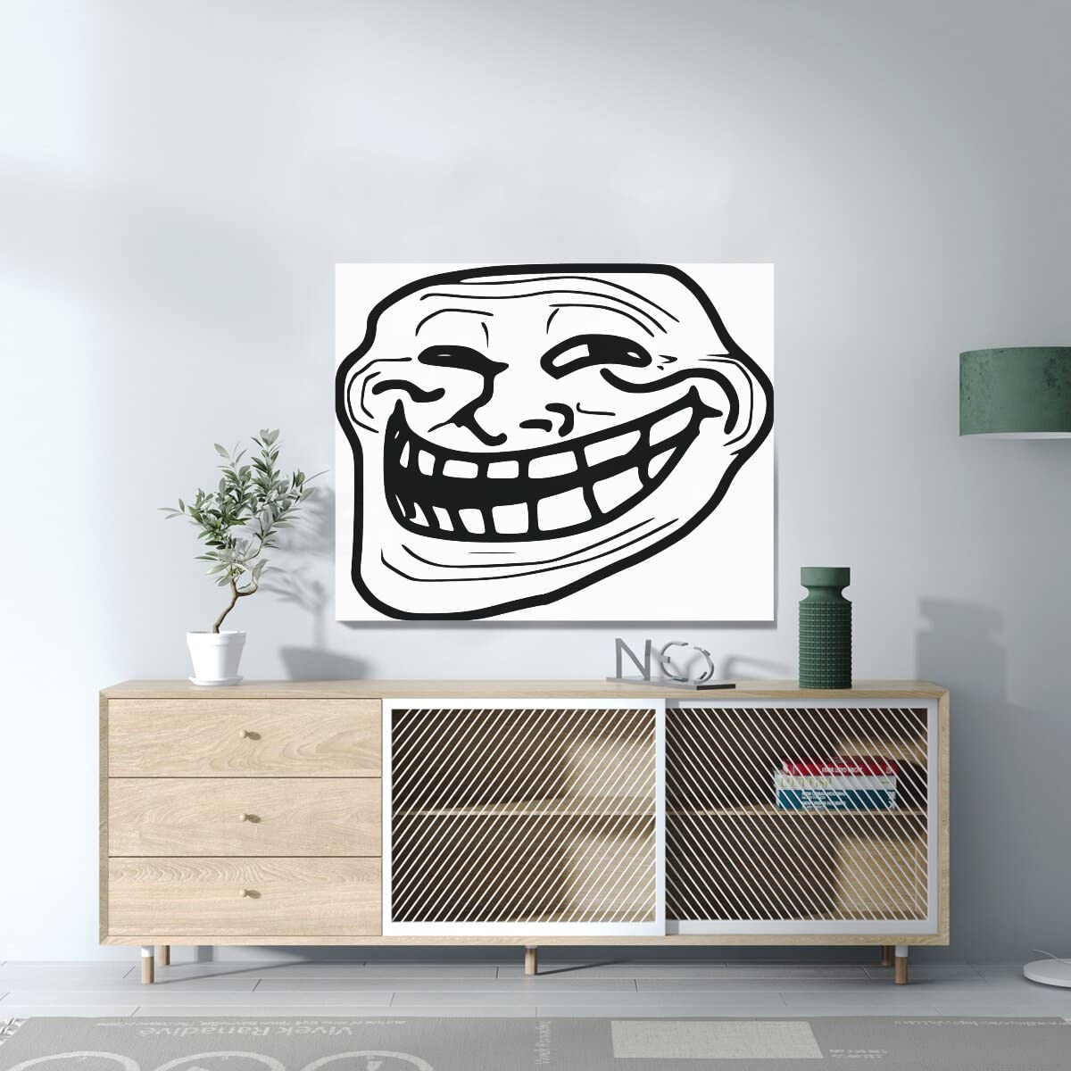No Troll Face Troll Face Y Troll Creepy Face No Da Miedo Minecraft