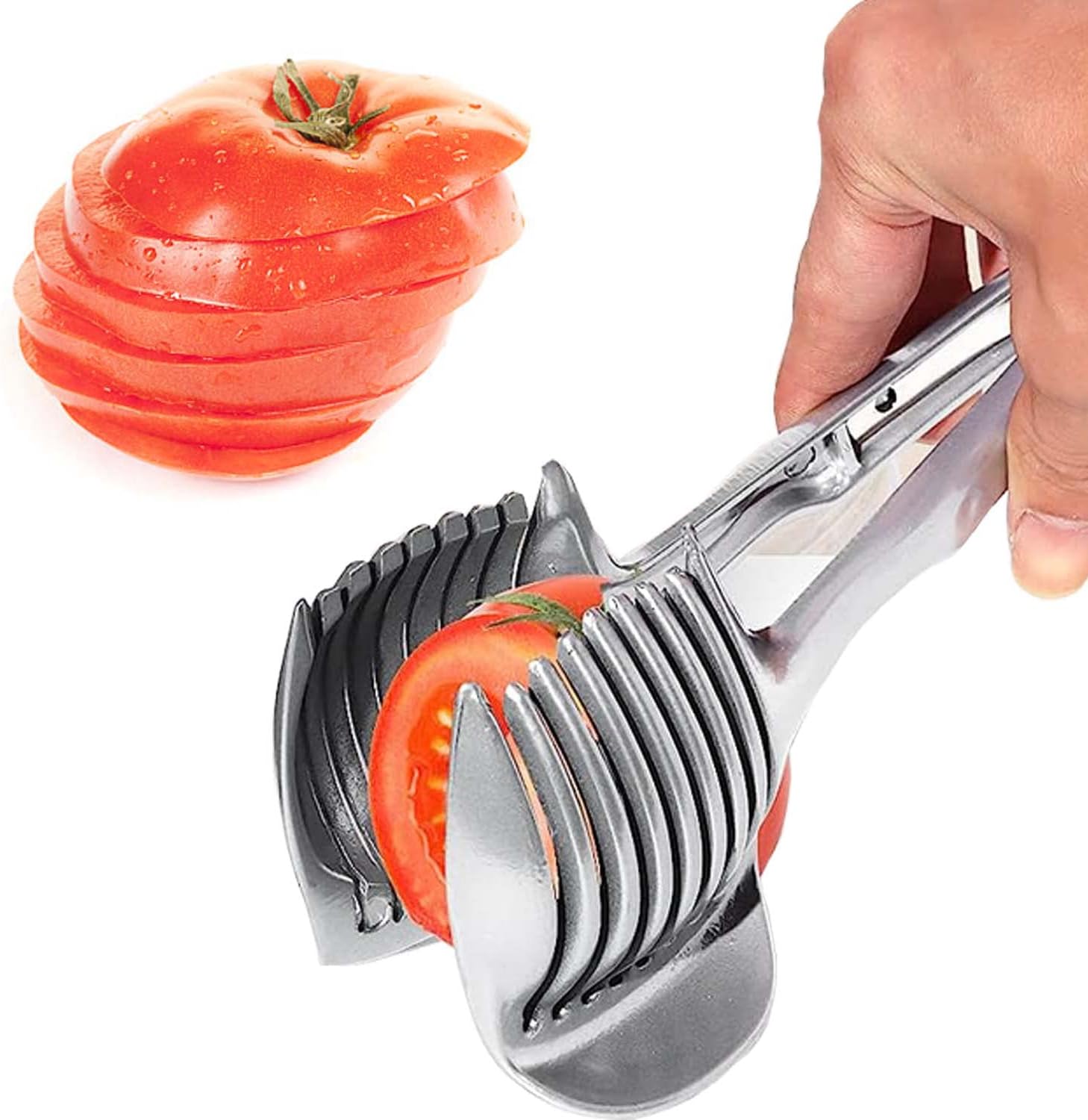 Amazon.com: JAYVAR Tomato Slicer Lemon Cutter, Egg Luncheon Meat Slicer ...