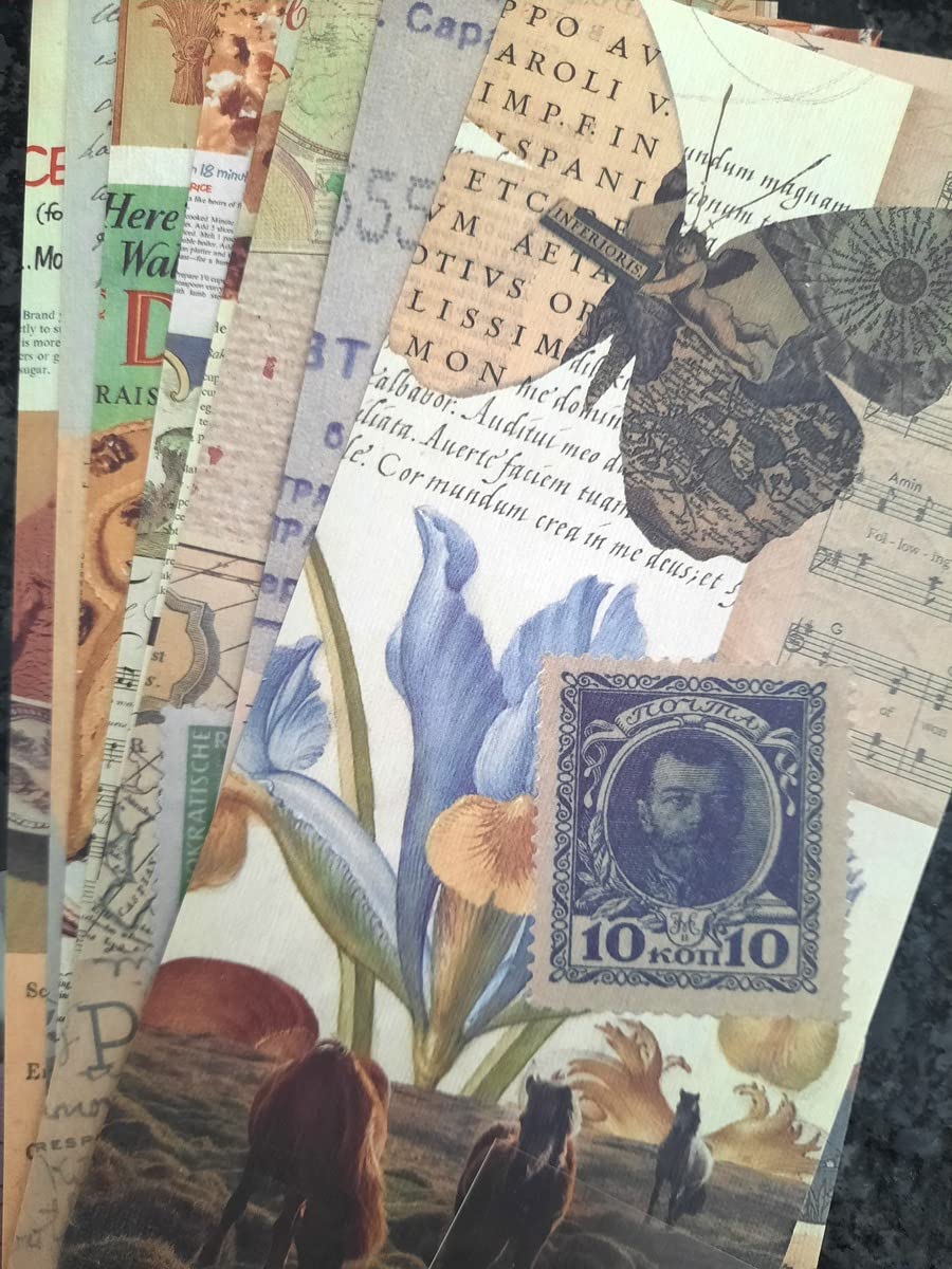 $3/mo - Finance 348 Pcs Vintage Scrapbook Kit, Aesthetic Scrapbooking ...