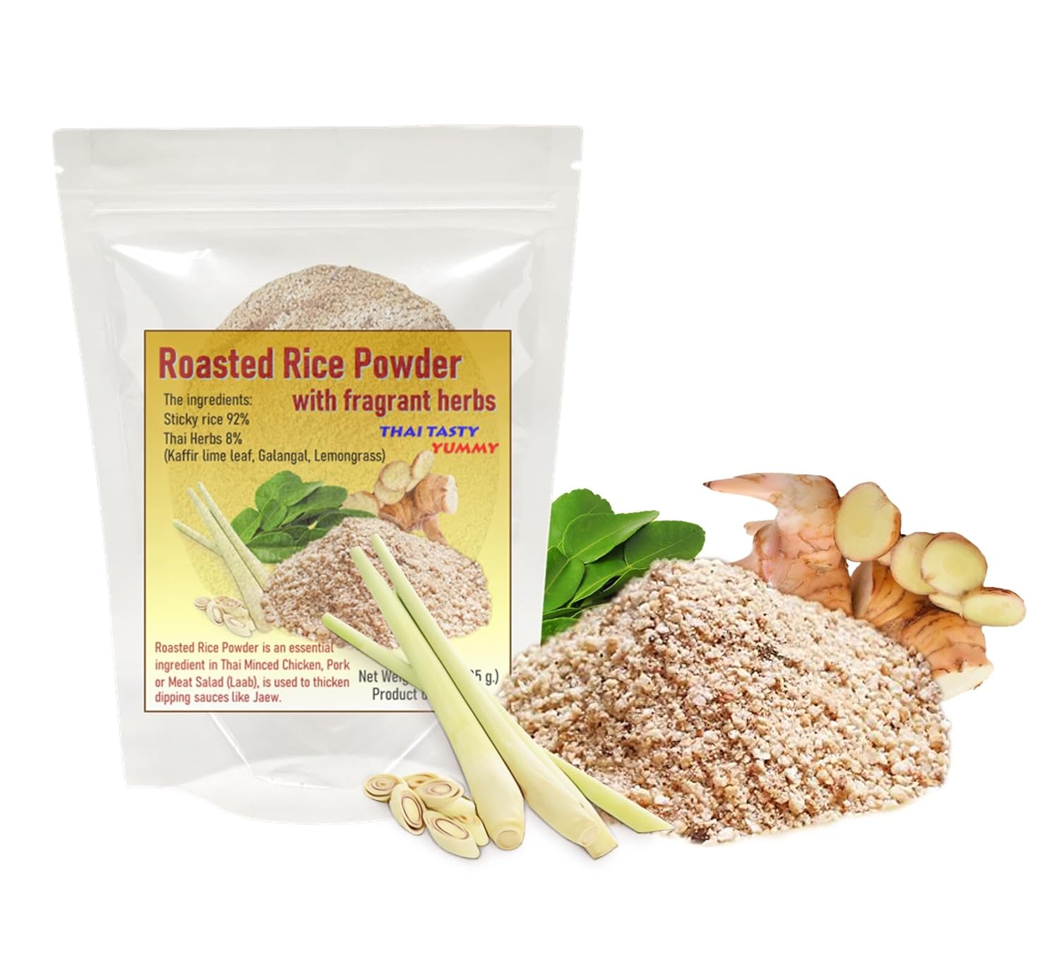 Amazon.com : Roasted Rice Powder with Fragrant Herbs 3 oz. : Grocery ...
