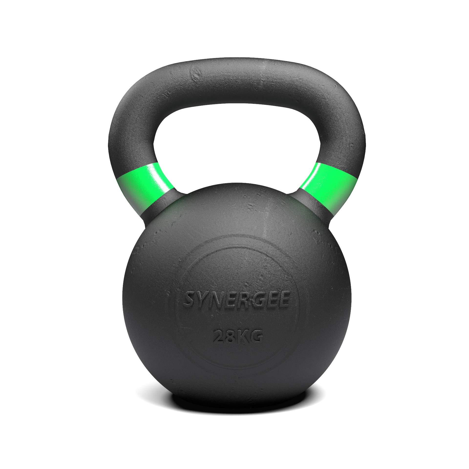 Synergee Cast Iron Kettlebells Black Matte Kettlebell Weights for ...