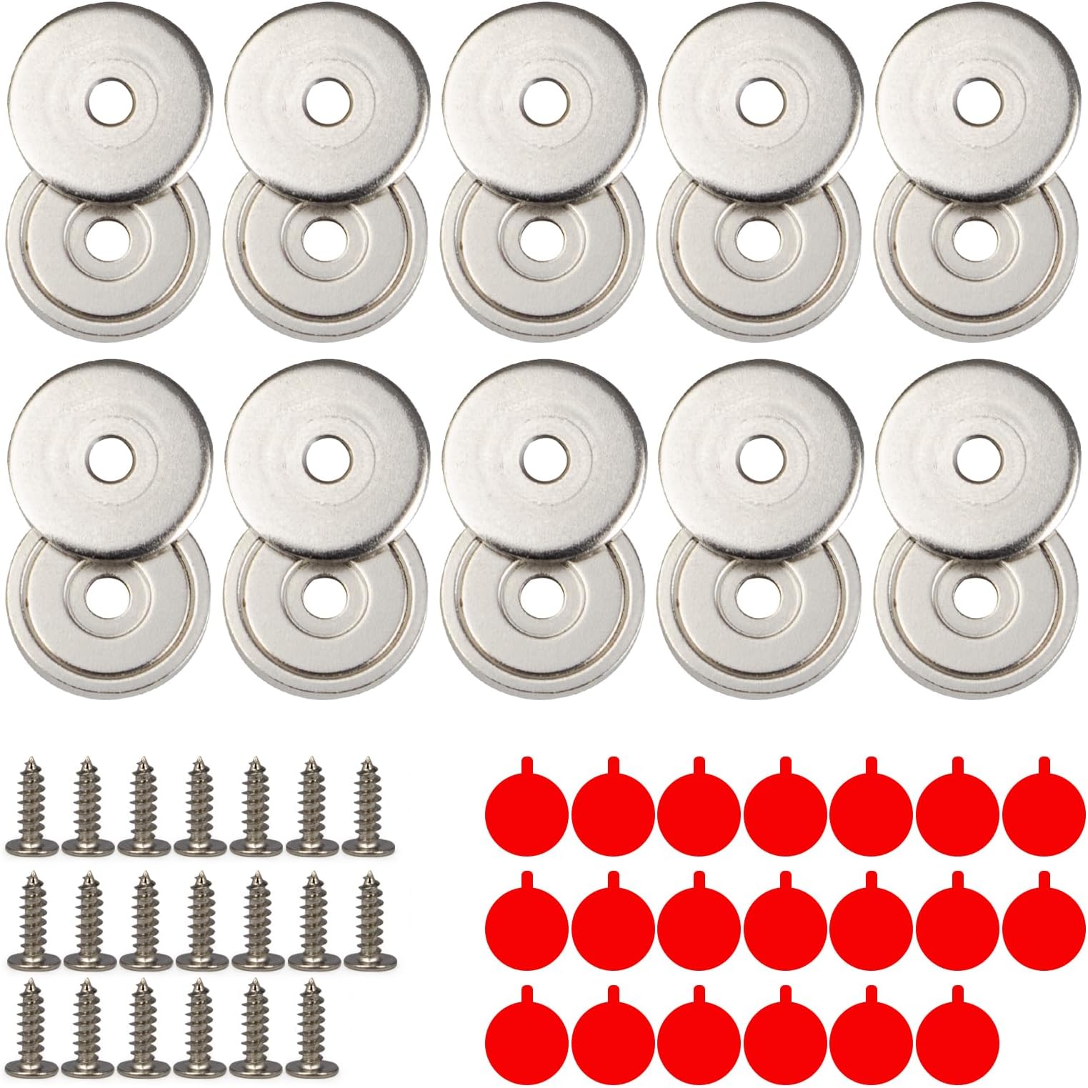 DEEKOUDT Set of 4 Magnetic Cabinet & Door Latch Catch Closures Cabinet ...