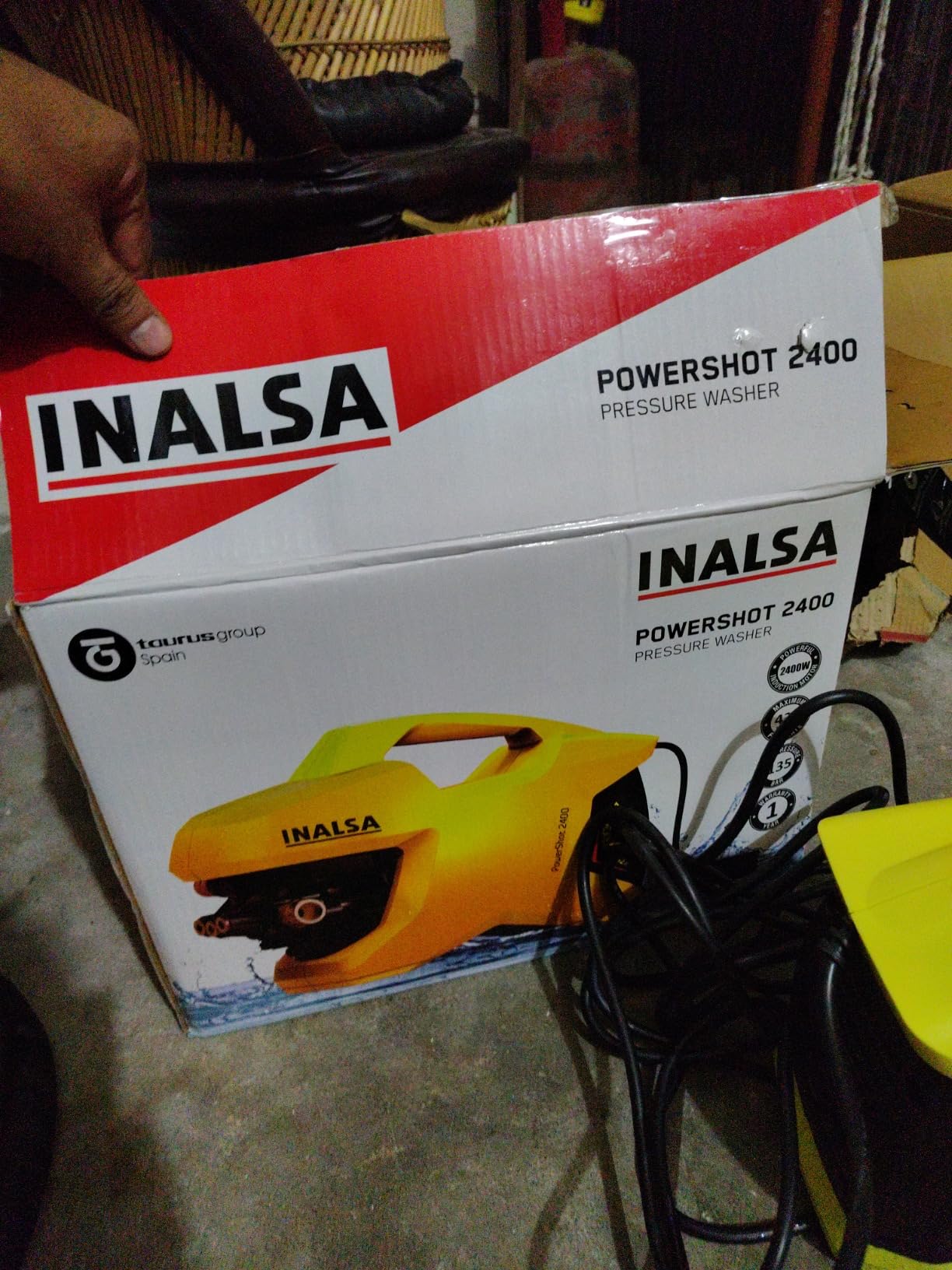 INALSA High Pressure Washer 2000W|Induction Motor|Pressure-140 Bar|Max ...