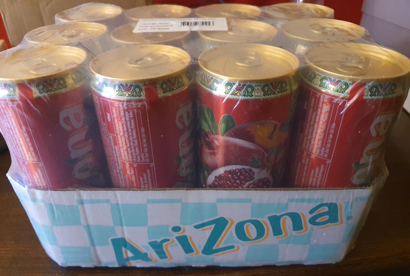 AriZona - Thé Vert Goût Grenade - Boisson 100% Plaisir - Emballage ...
