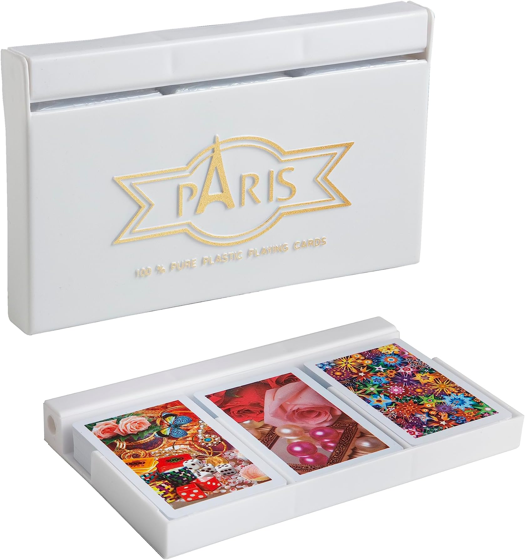 LANCER Premium Plastic Playing Cards (Set of 4), Bridge Size ...