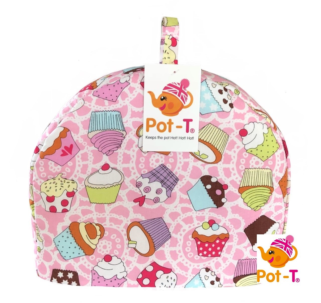 Pot-T® INSULATED Tea Cosy Cozy in Afternoon Tea Cupcakes (Standard ...