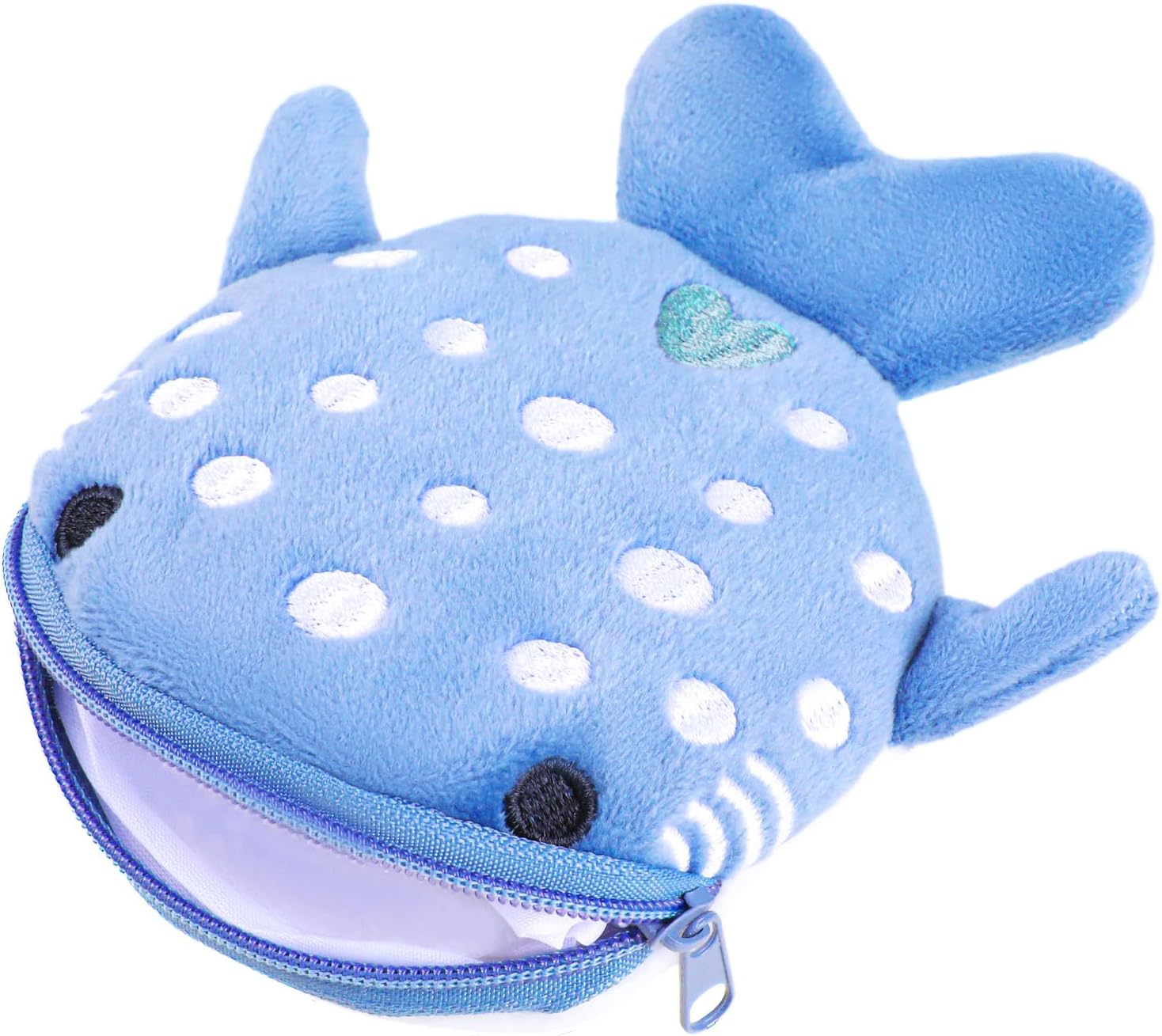 Amazon.com: WLLHYF Shark Coin Purse Cute Small Wallet Plush Cartoon ...
