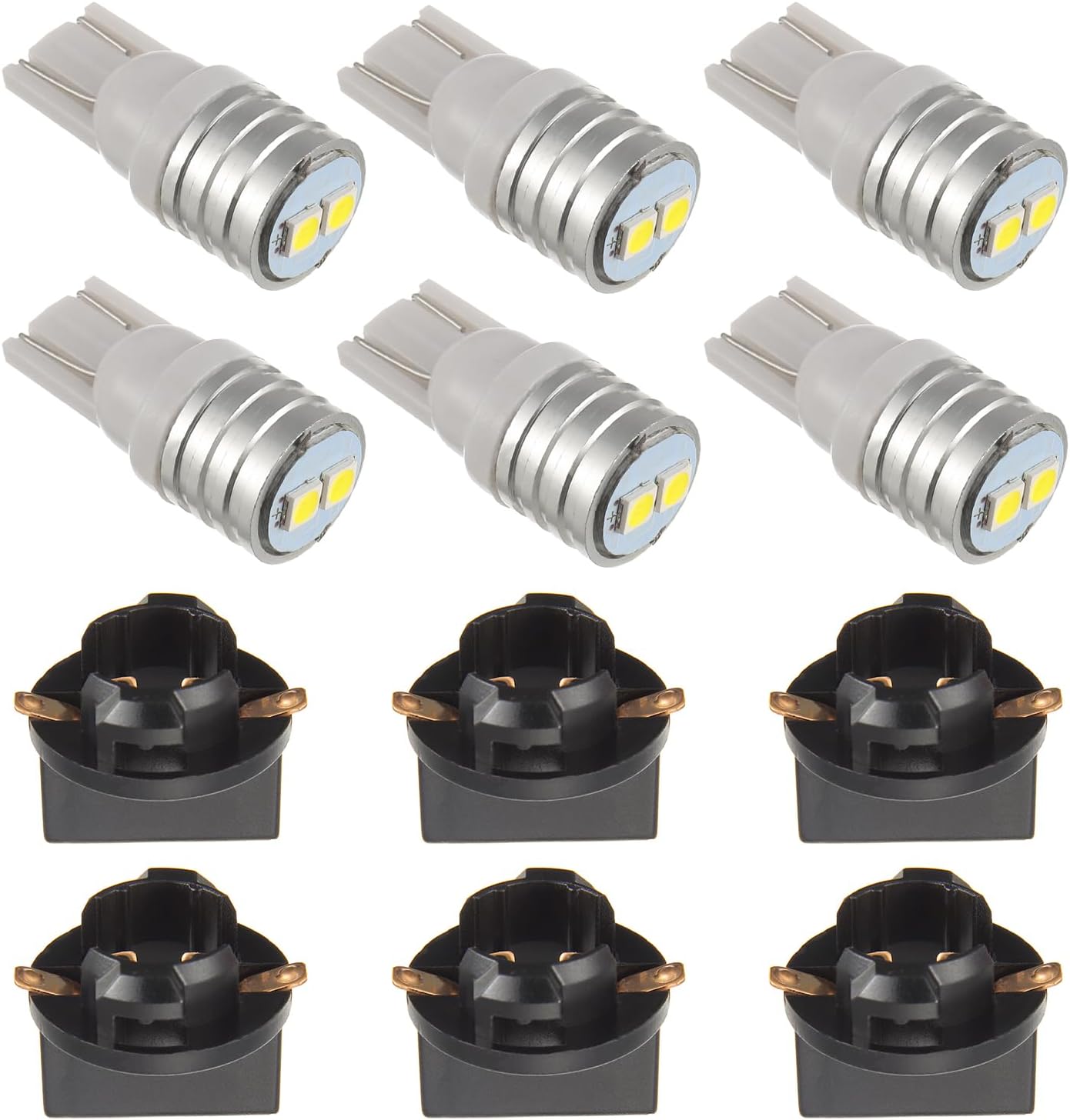 Amazon.com: EPLZON T10 2SMD White LED Light DC 12V PC194 PC195 PC168 ...