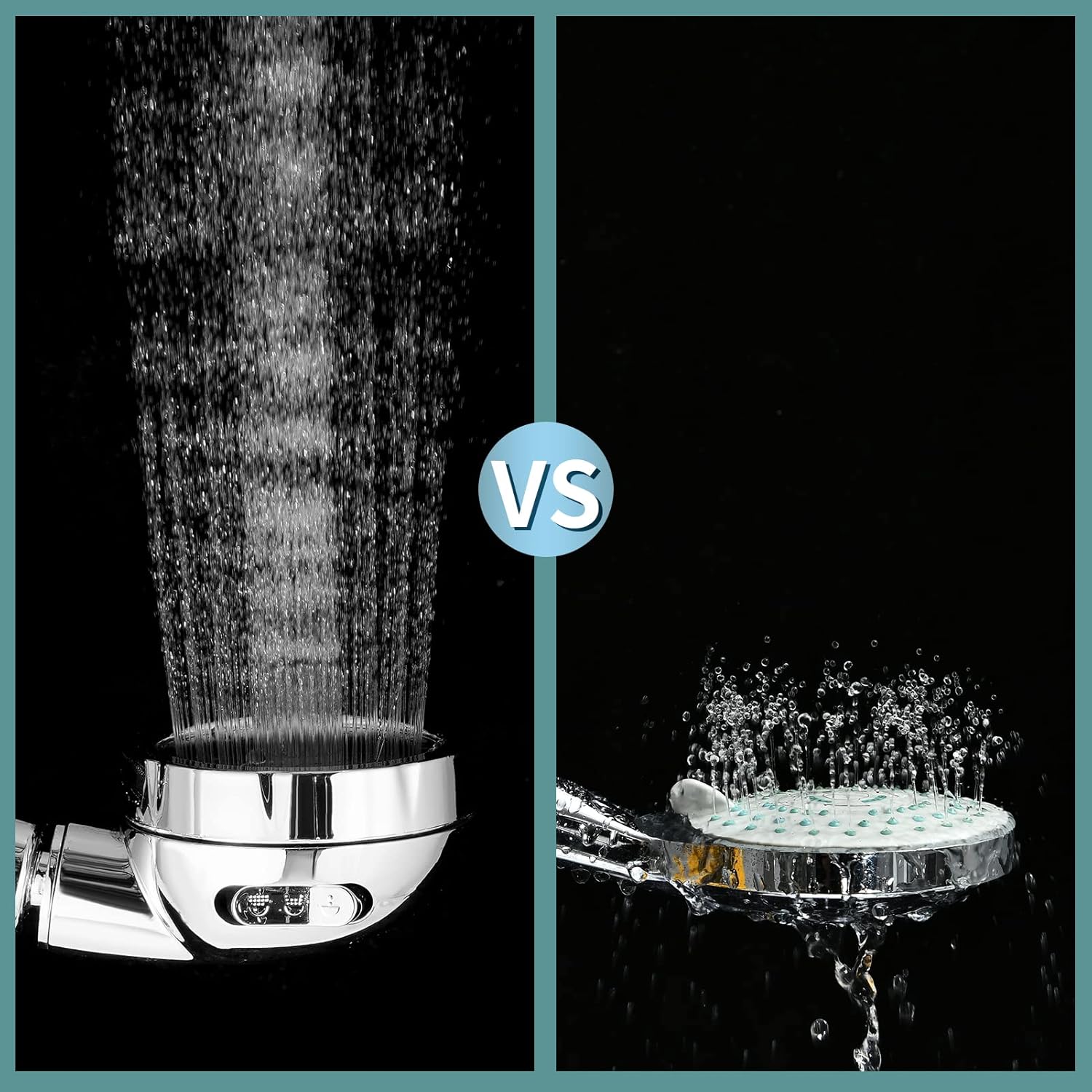 Buy Marbrasse High Pressure Shower Head with Hose and Holder, 3 ...