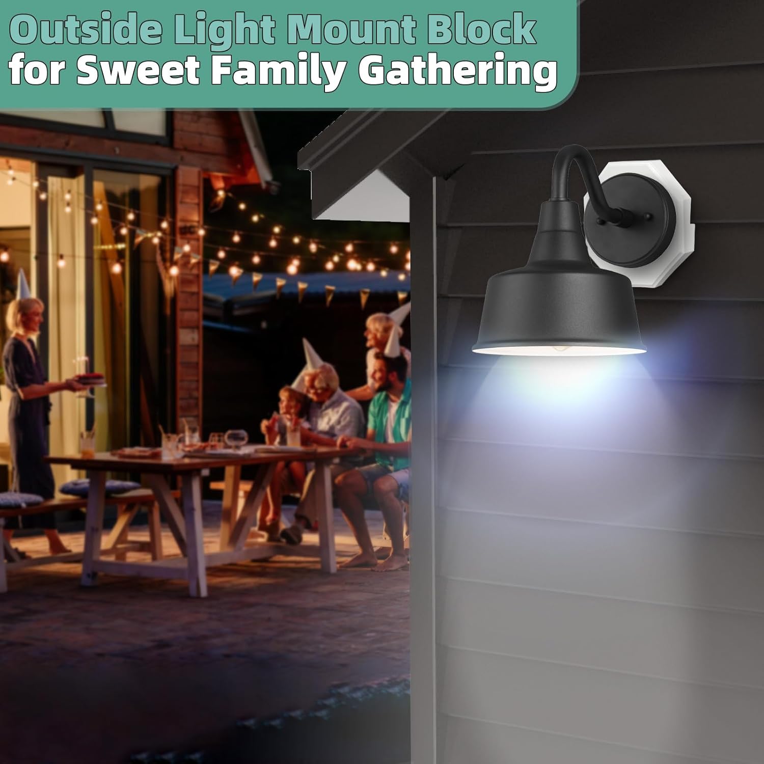 Vinyl Siding Mounting Blocks, Great Appearance Vinyl Siding Light ...