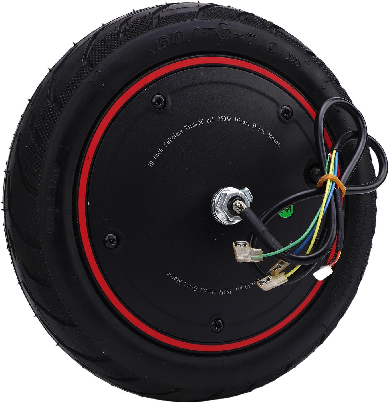 Jiawu Hub Motor With Solid Tire, 350W Drive Wheel Kit, Quiet Scooter ...